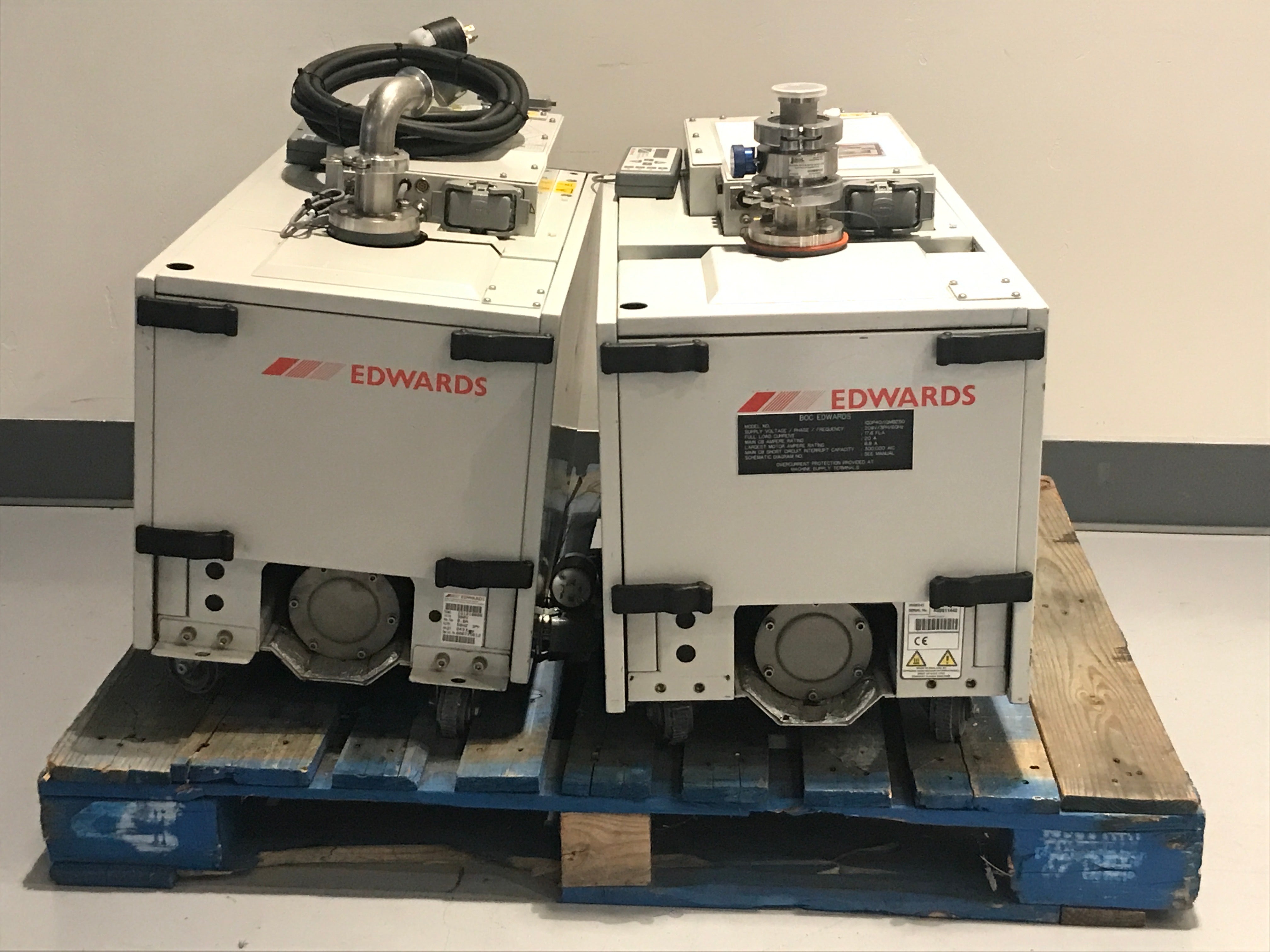 Edwards IQDP40 Dry Vacuum Pump (Lot of 2) With Controller - AS IS – NTC ...