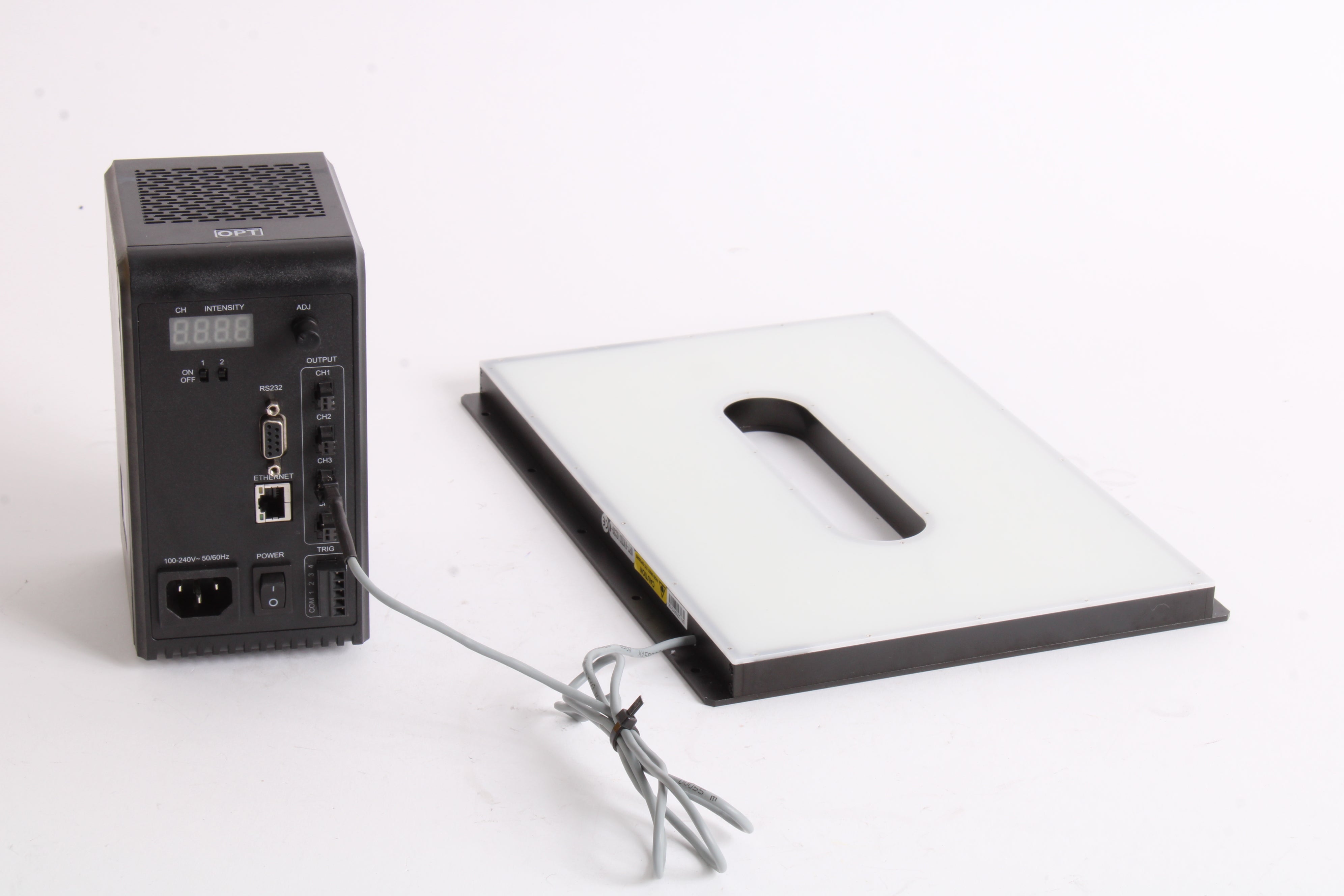 OPT OPT-DCA24E-4 LED Light Controller with 1x OPT-FATK31020230-W LED L ...