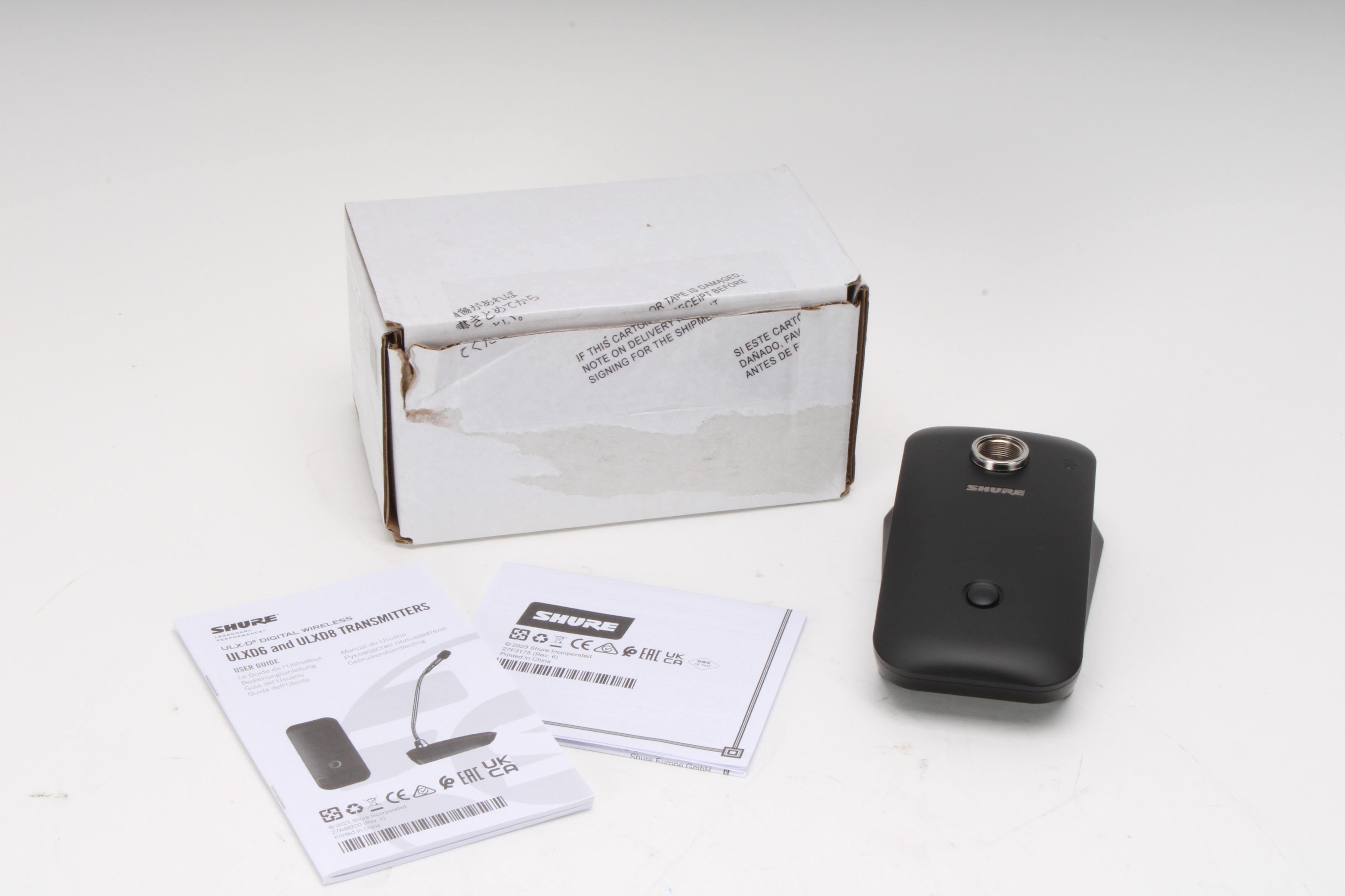 Shure ULXD8 H50 Gooseneck Base Wireless Transmitter 534-598 MHz - New ...