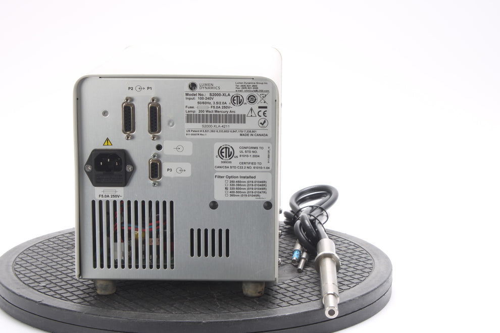 Lumen Dynamics S2000-XLA OmniCure Series 2000 Curing System W/ Dual Li ...
