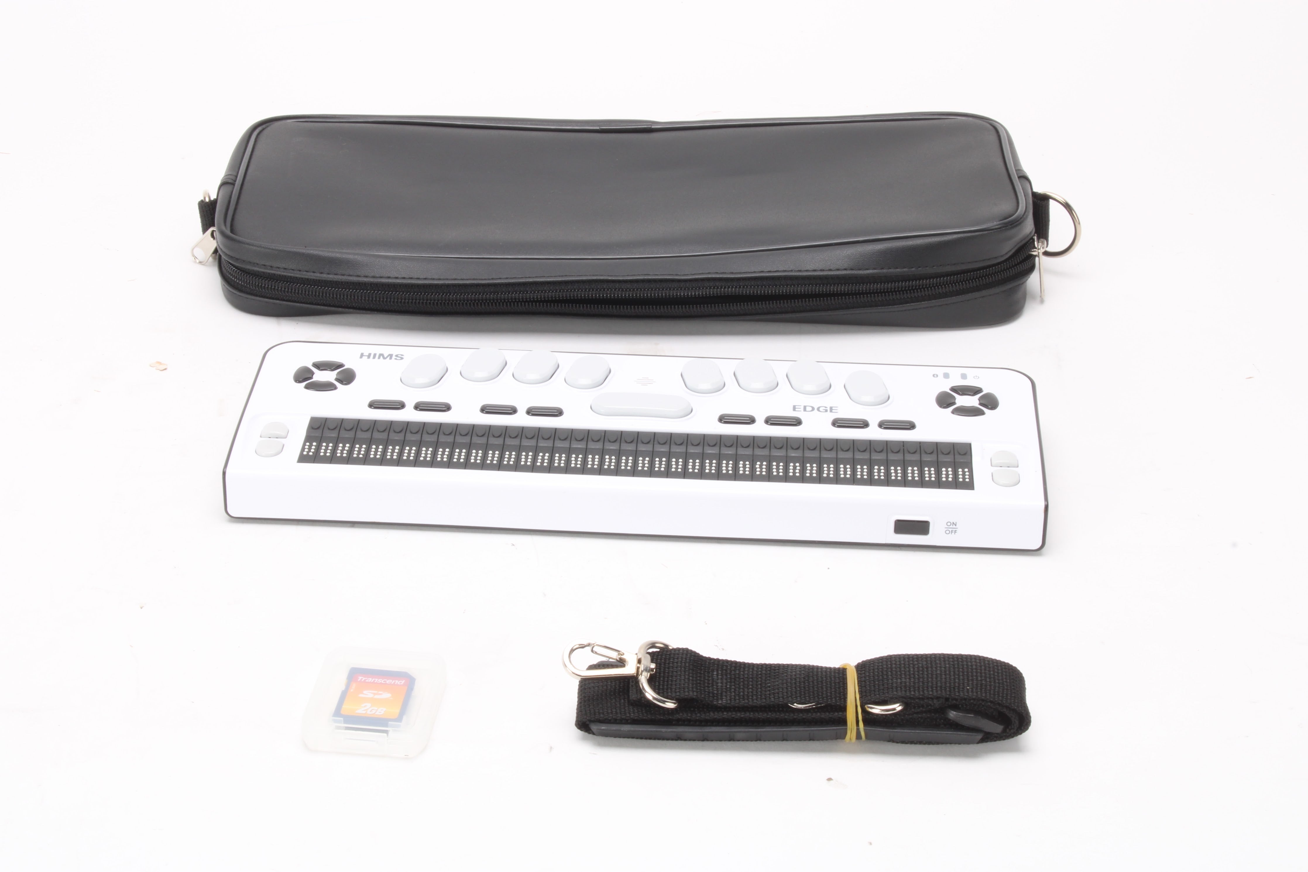 HIMS Braille Edge 40 Braille Display With 2GB SD Card, Carrying Case ...