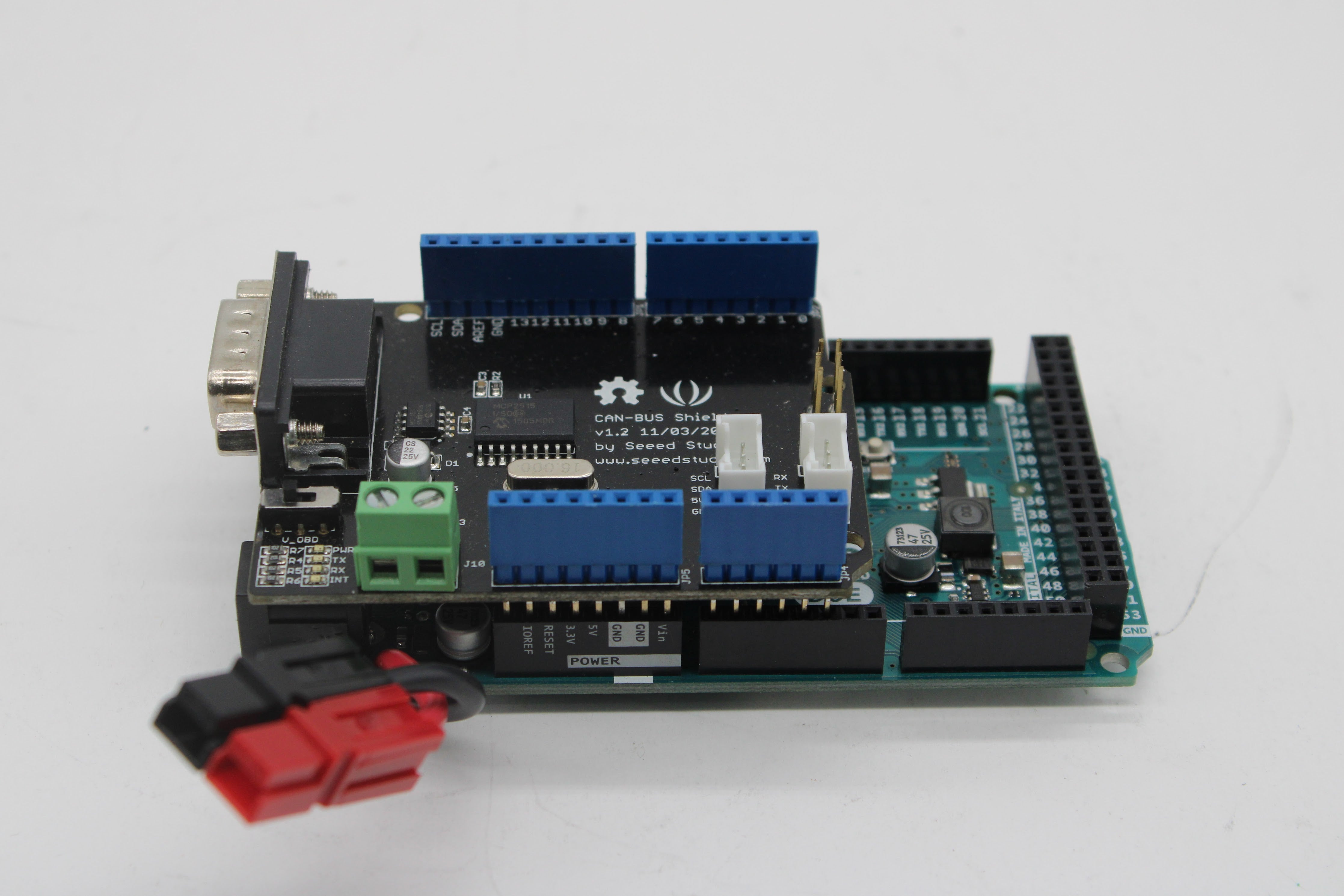 Arduino DUE R3-E 32 Bit ARM Board with Seeedstudio CAN-BUS Shield v1.2 – NTC Tech