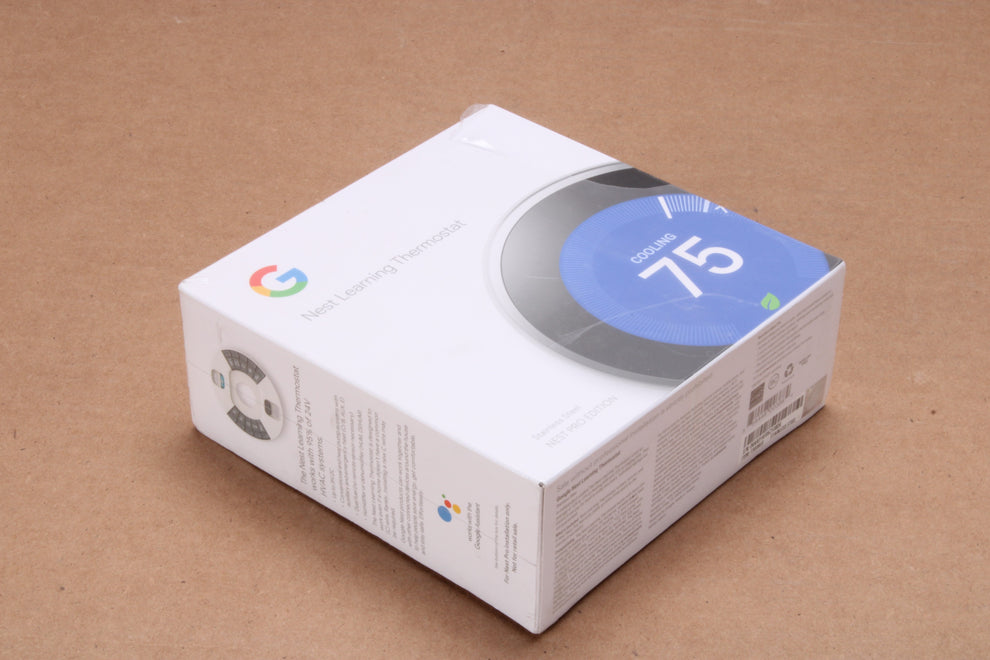 Google Nest A0013 3rd Gen Learning Thermostat Nest Pro Edition T3008US ...