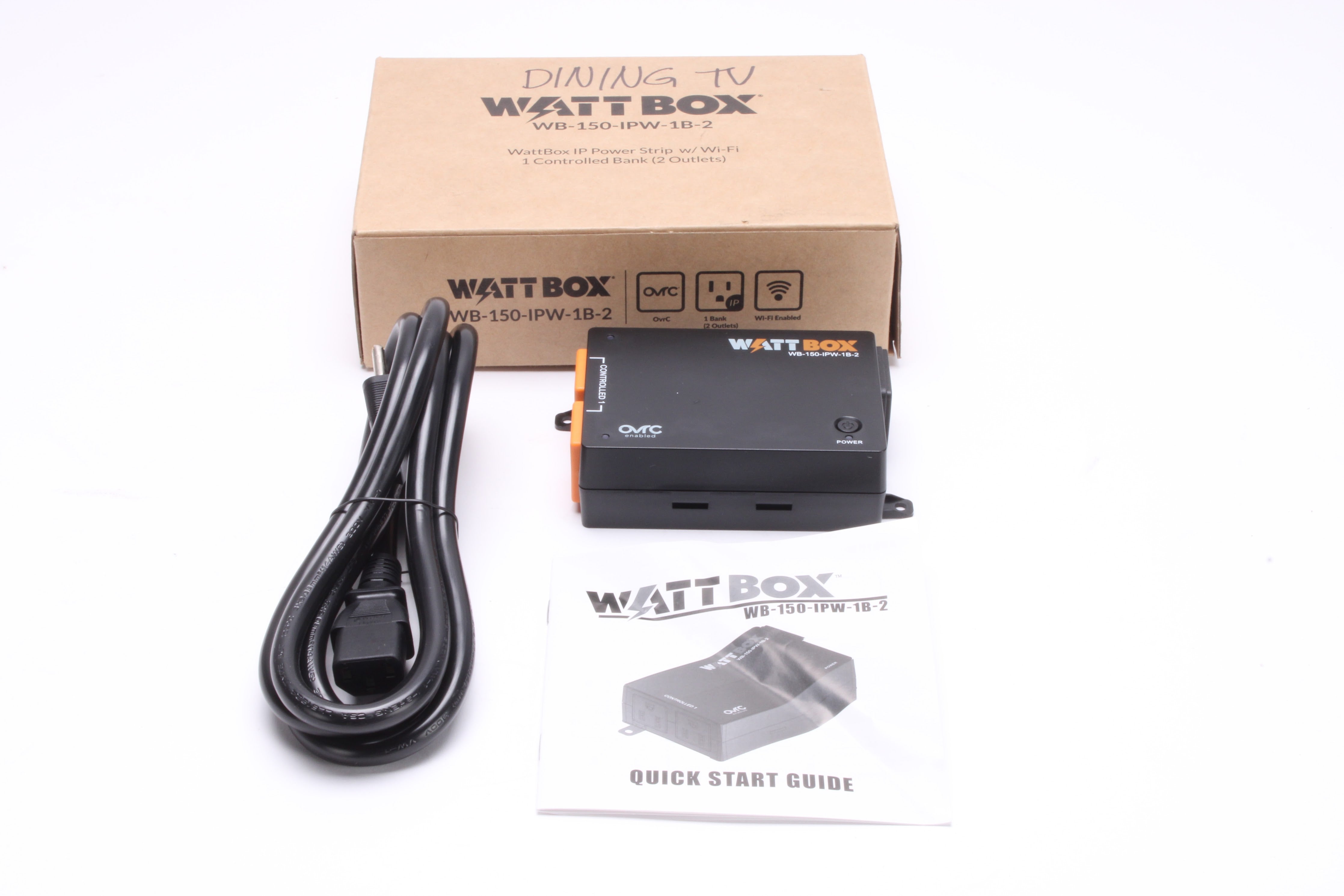 WattBox WB-150-IPW-1B-2 IP Power Controller With Power Cord and Manual ...