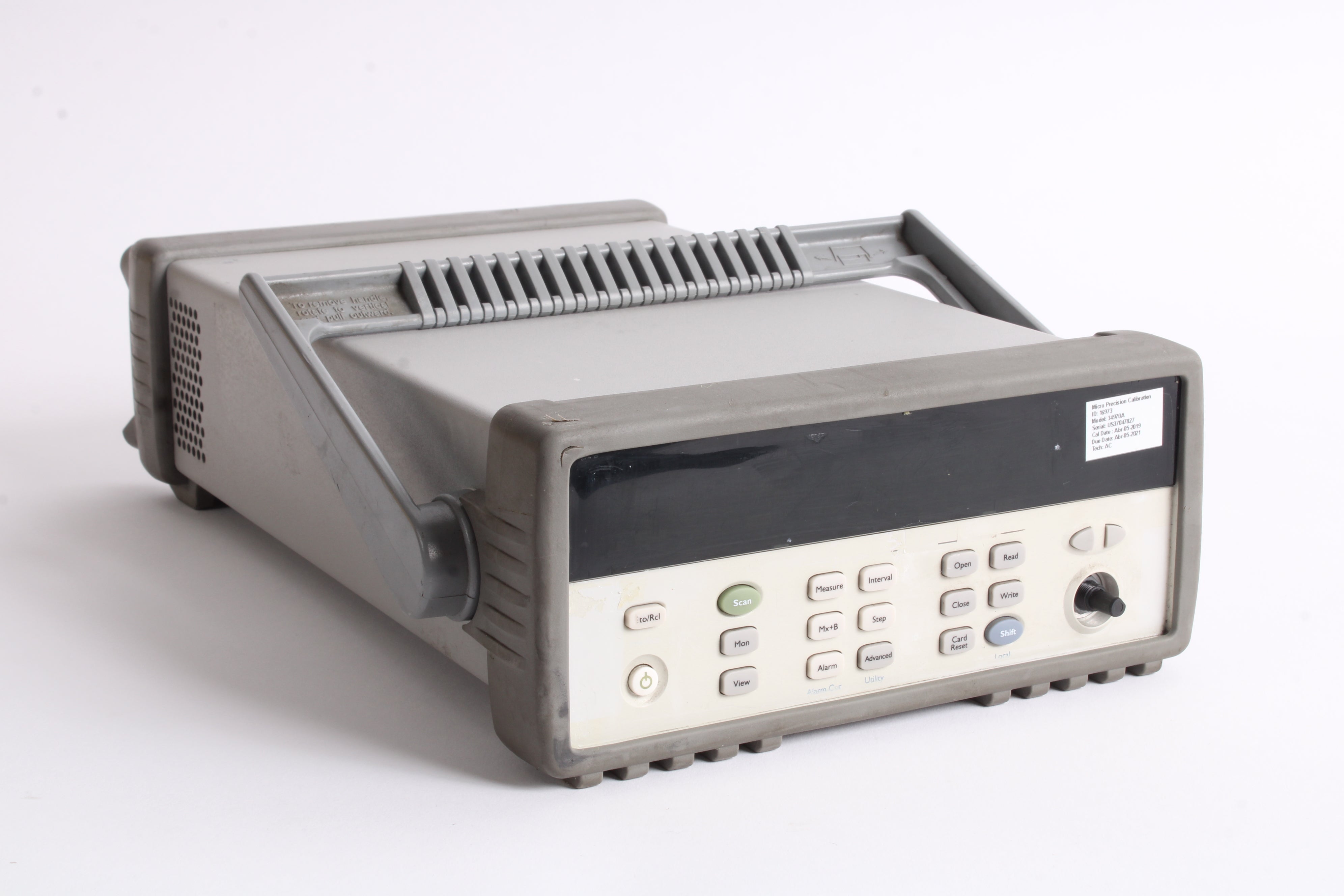 HP Keysight Agilent 34970A Data Acquisition Switch - Missing Adjustmen ...