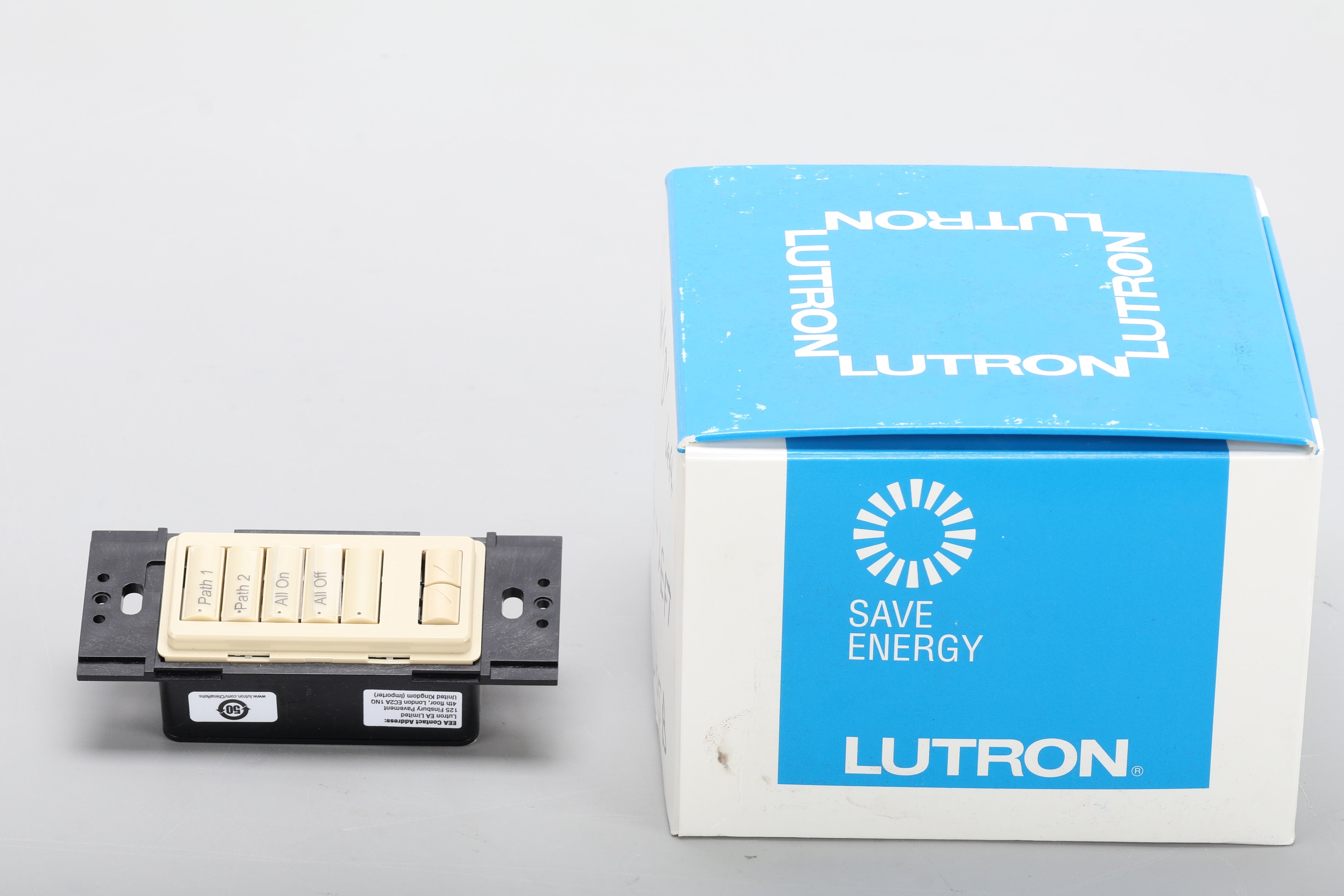 Lutron HQWD-W5BRL-IV HomeWorks Wireless 5-Button Keypad With Box – Ivo ...