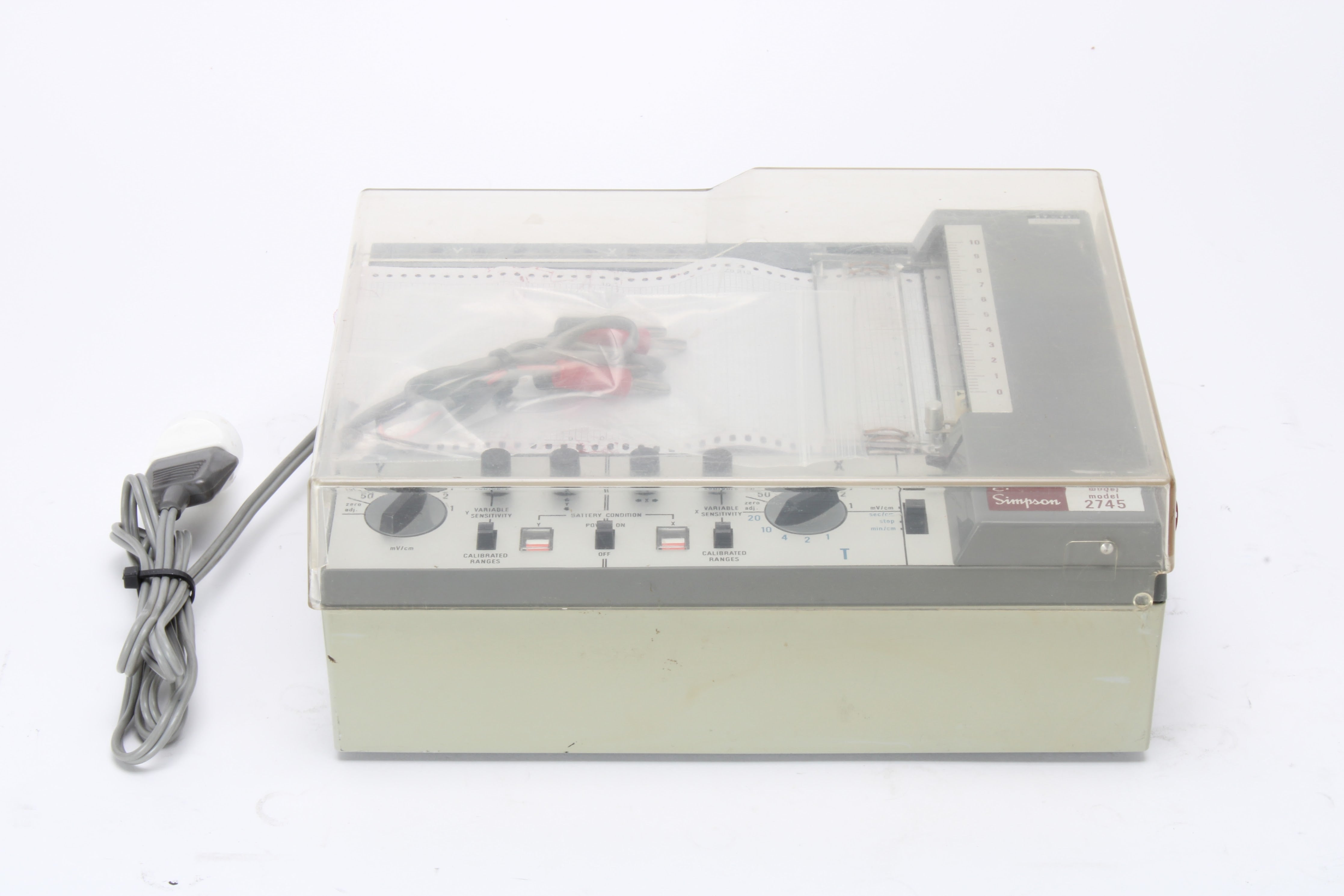Simpson 2745 Potentiometric XY-YT Miniature Recorder With Test Leads ...