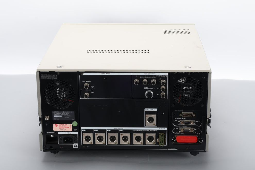 Sony BVW-65 Betacam SP Video Cassette Recorder - Fair Condition – NTC Tech