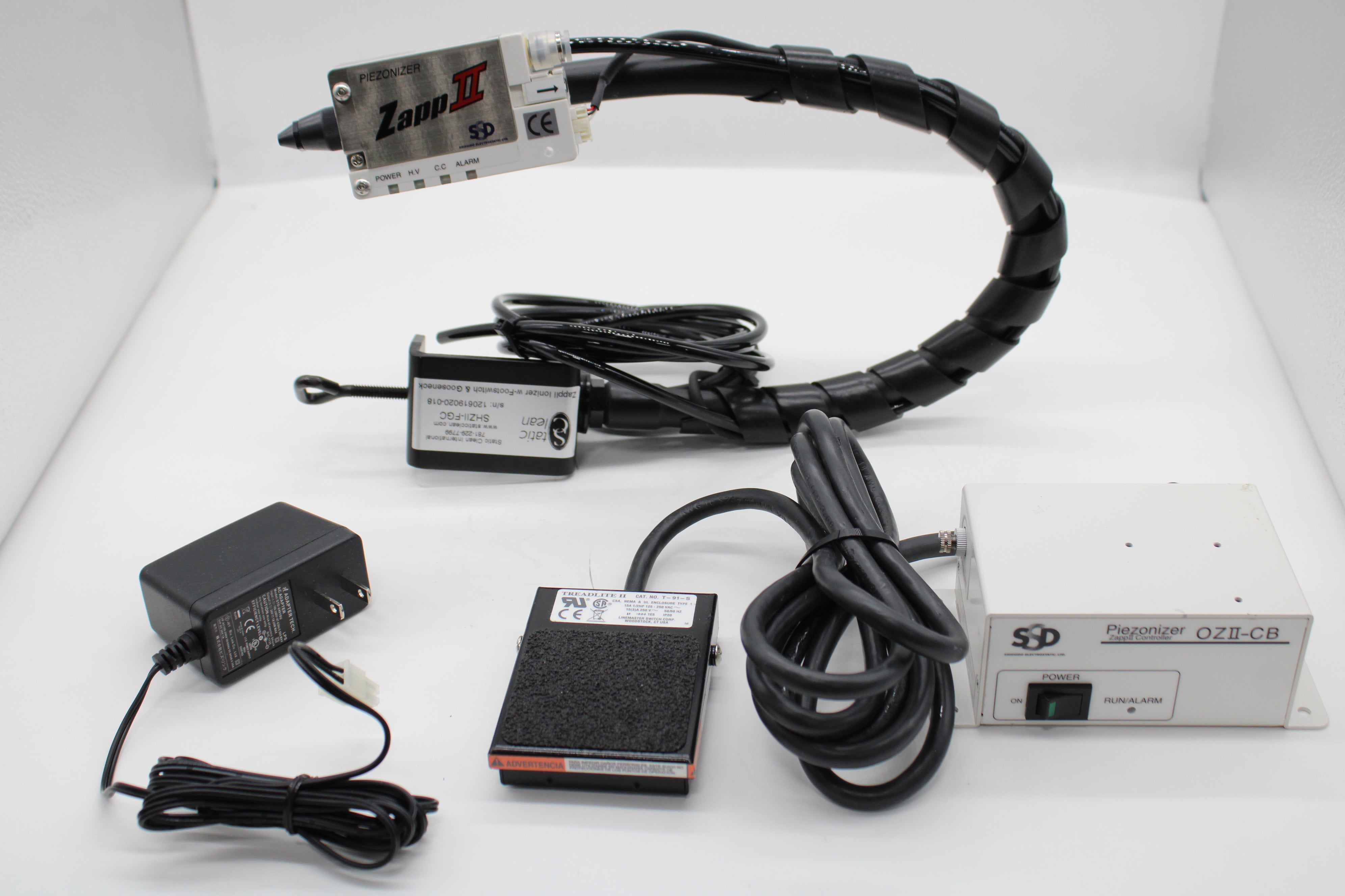 Static Clean SHZII-FGC ZappPLUS Ionizing Blow-off Device With Zapp II ...