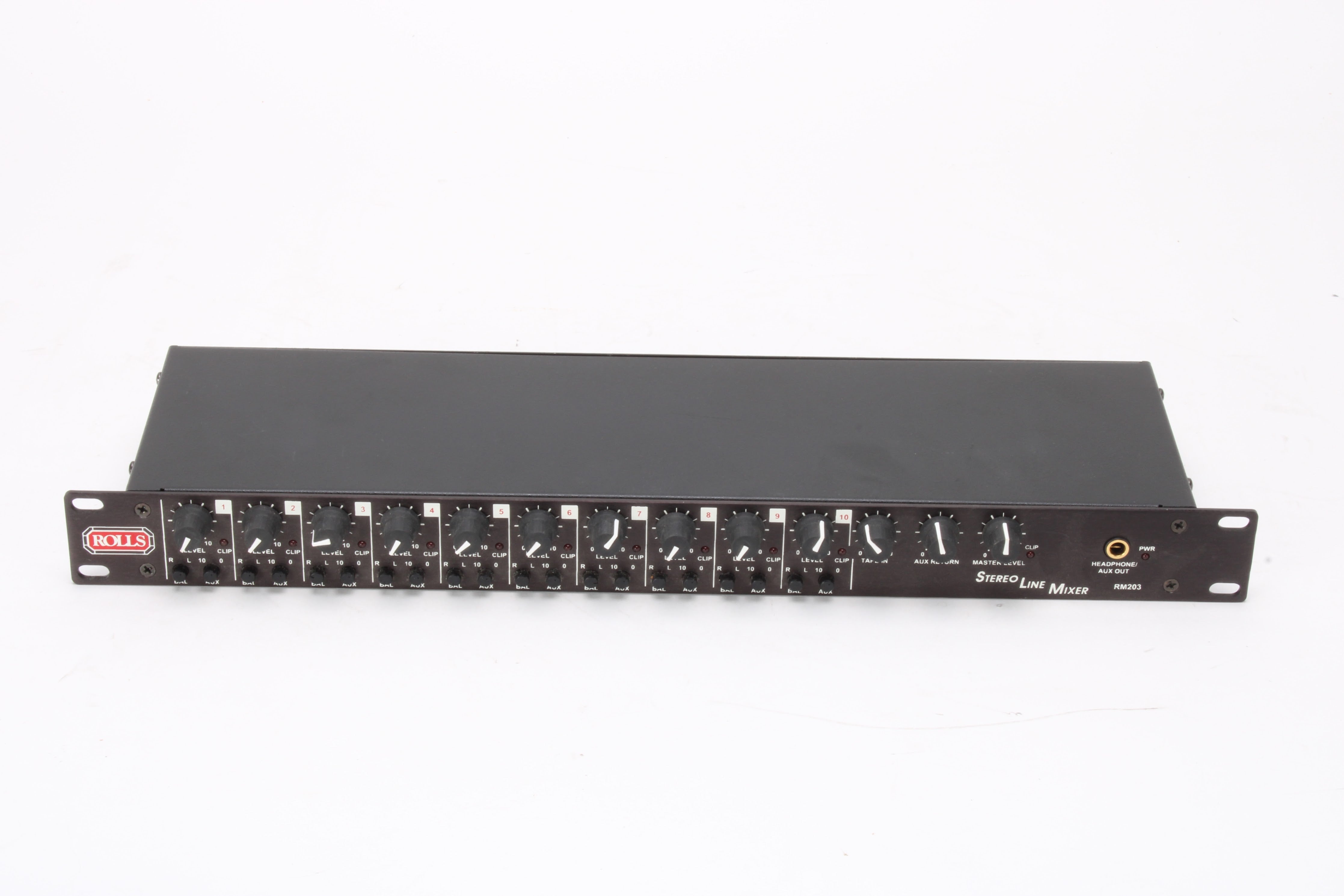Rolls RM203 Stereo Line Mixer 3-Channel 1U Rackmount Audio Mixer - AS ...