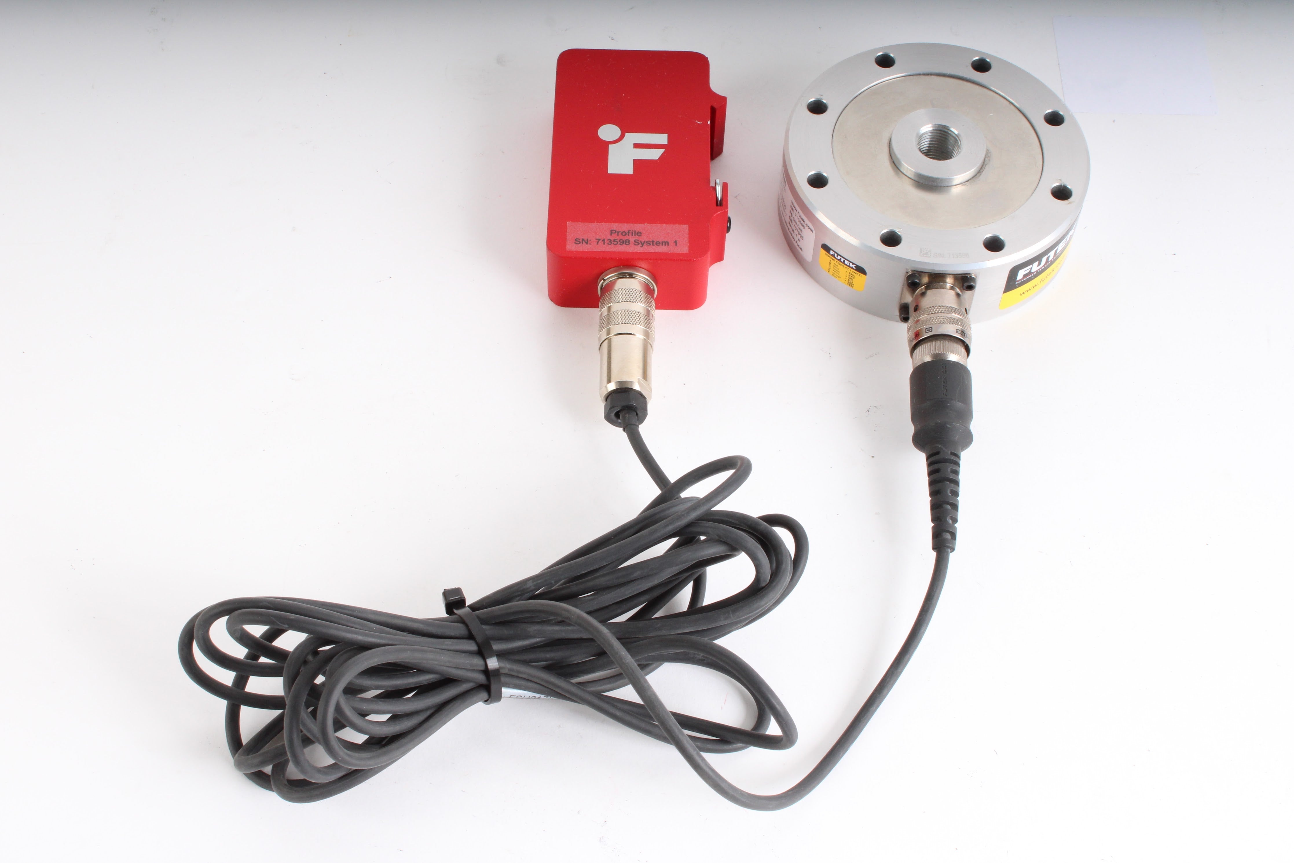 Futek USB520 Amplified & Encoder Input USB Solution W/ LCF450 Pancake ...