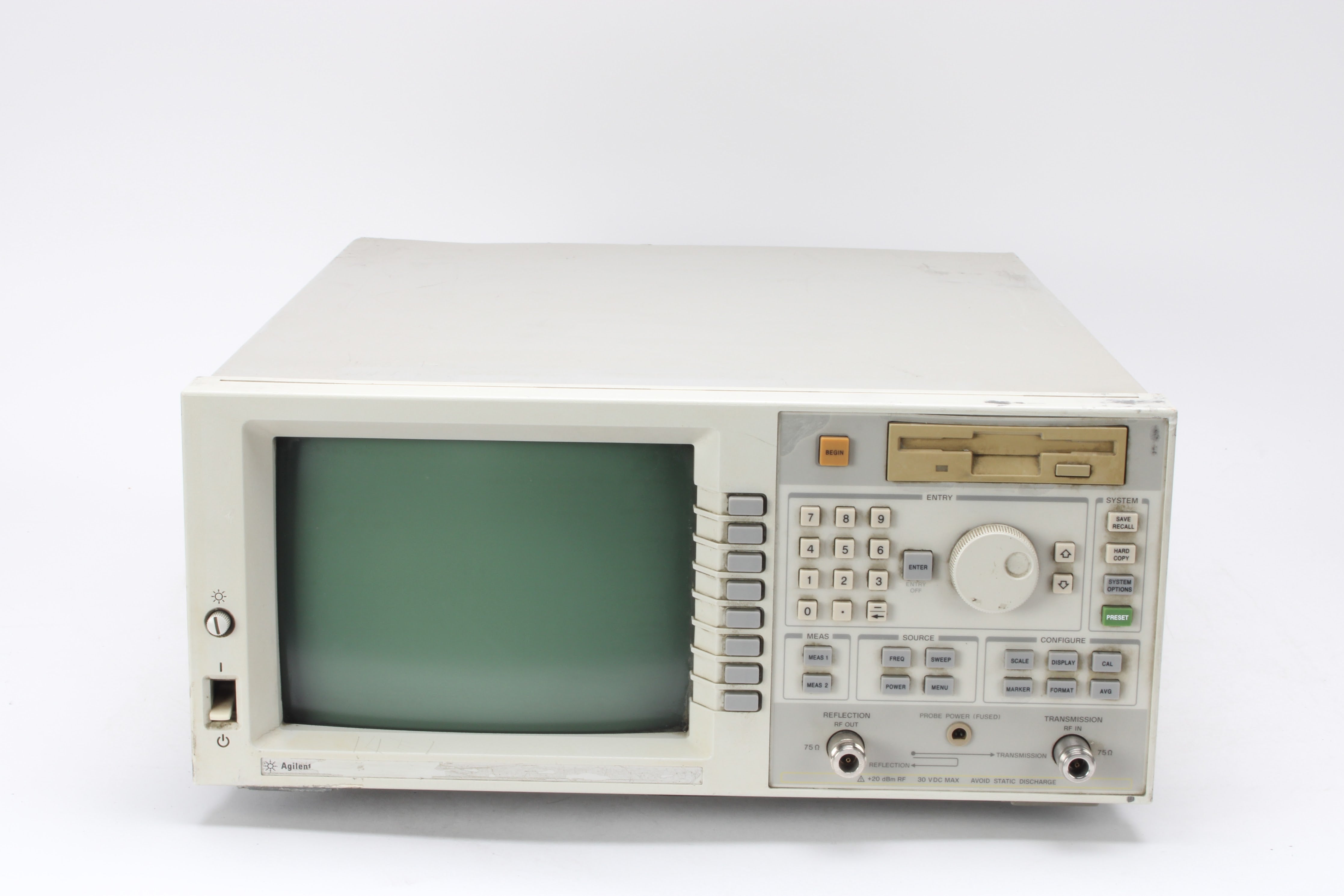 HP 8714ET 300kHz-3GHz RF Vector Network Analyzer With STD IBASIC & IEC ...