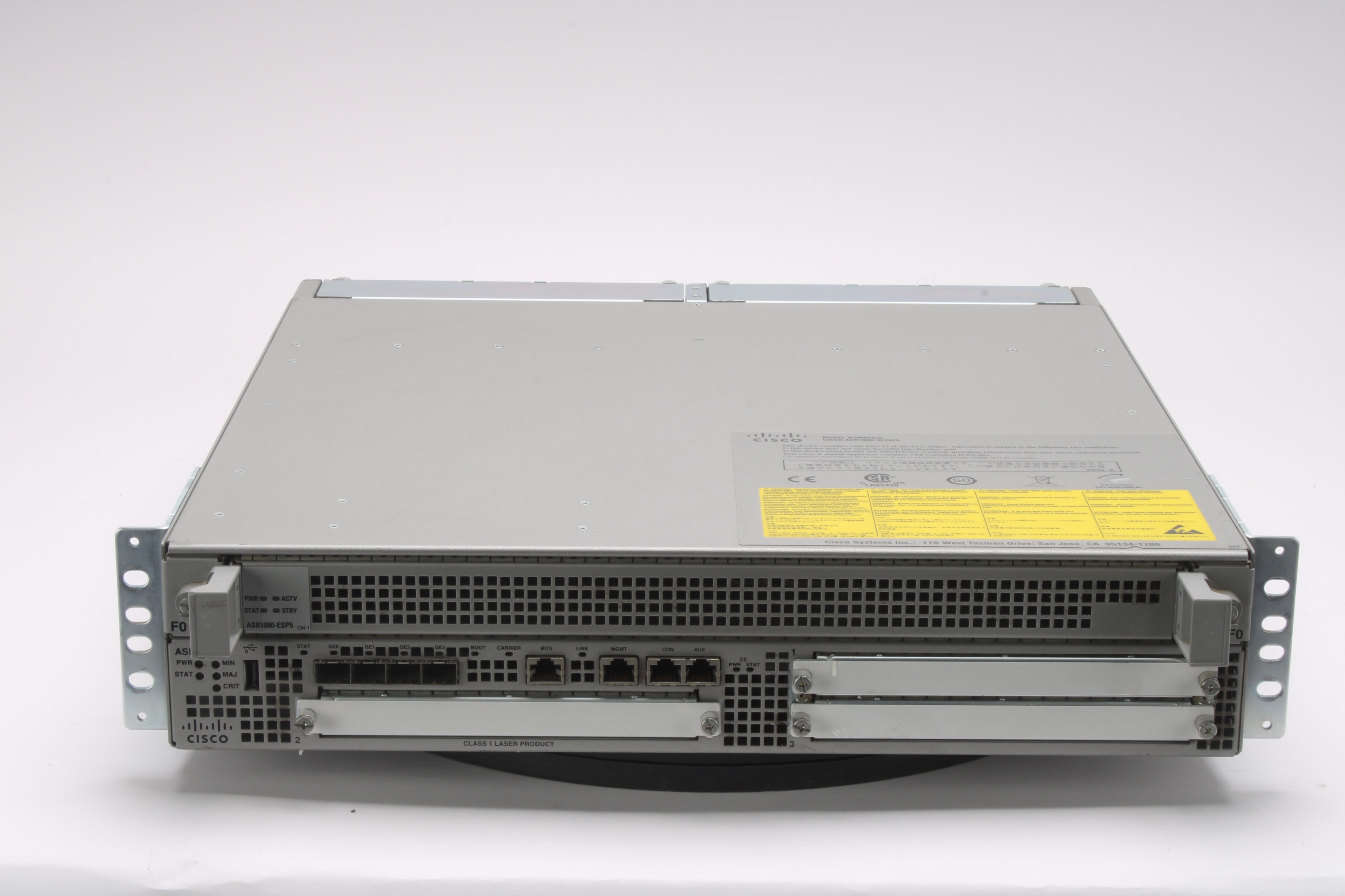 Cisco ASR1002 Aggregation Services Router w/ ASR1000-ESP5 5Gbps – NTC Tech