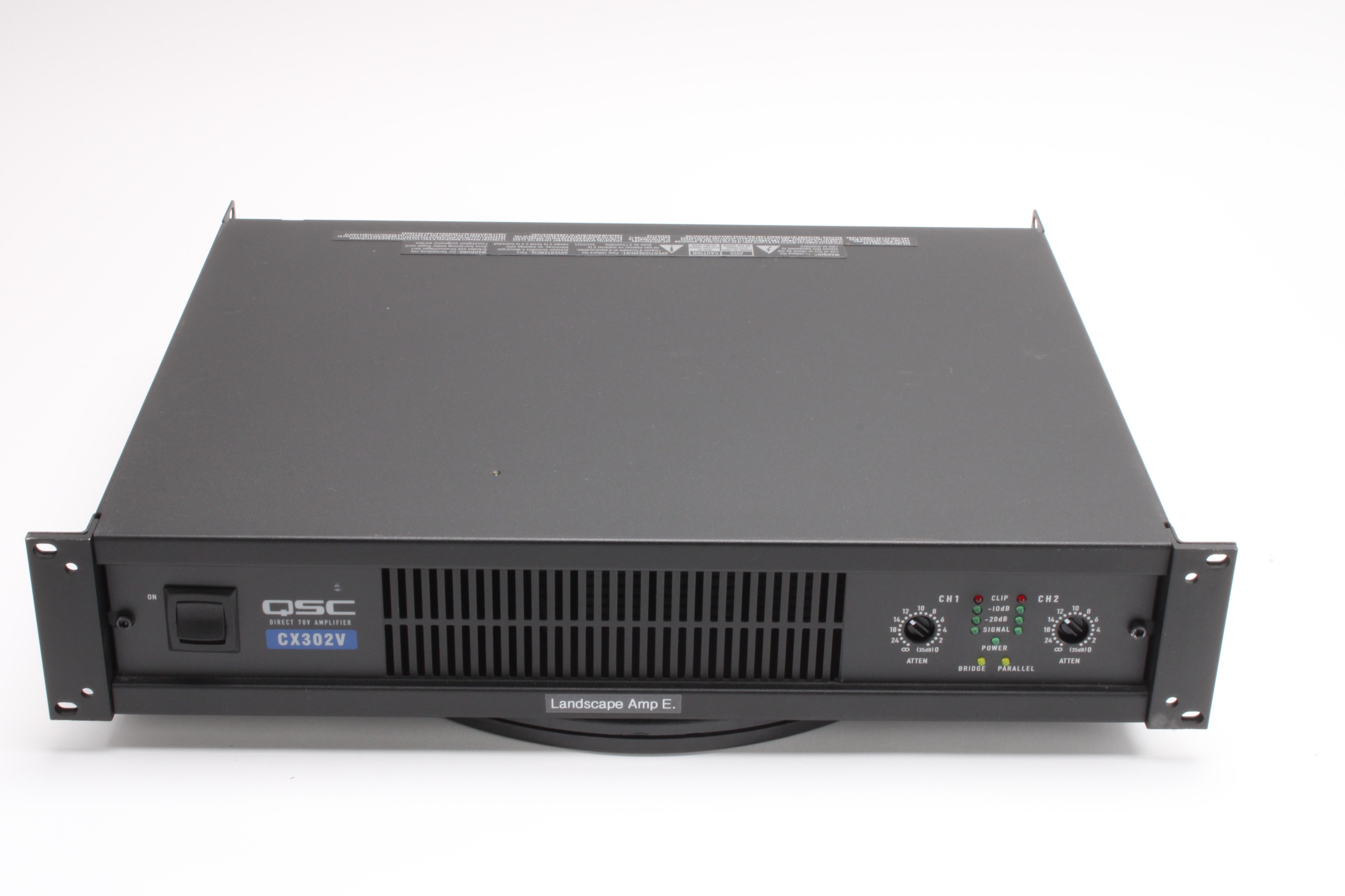 QSC CX302V 2-Channel Professional Power Amplifier With Rack Ears – NTC Tech