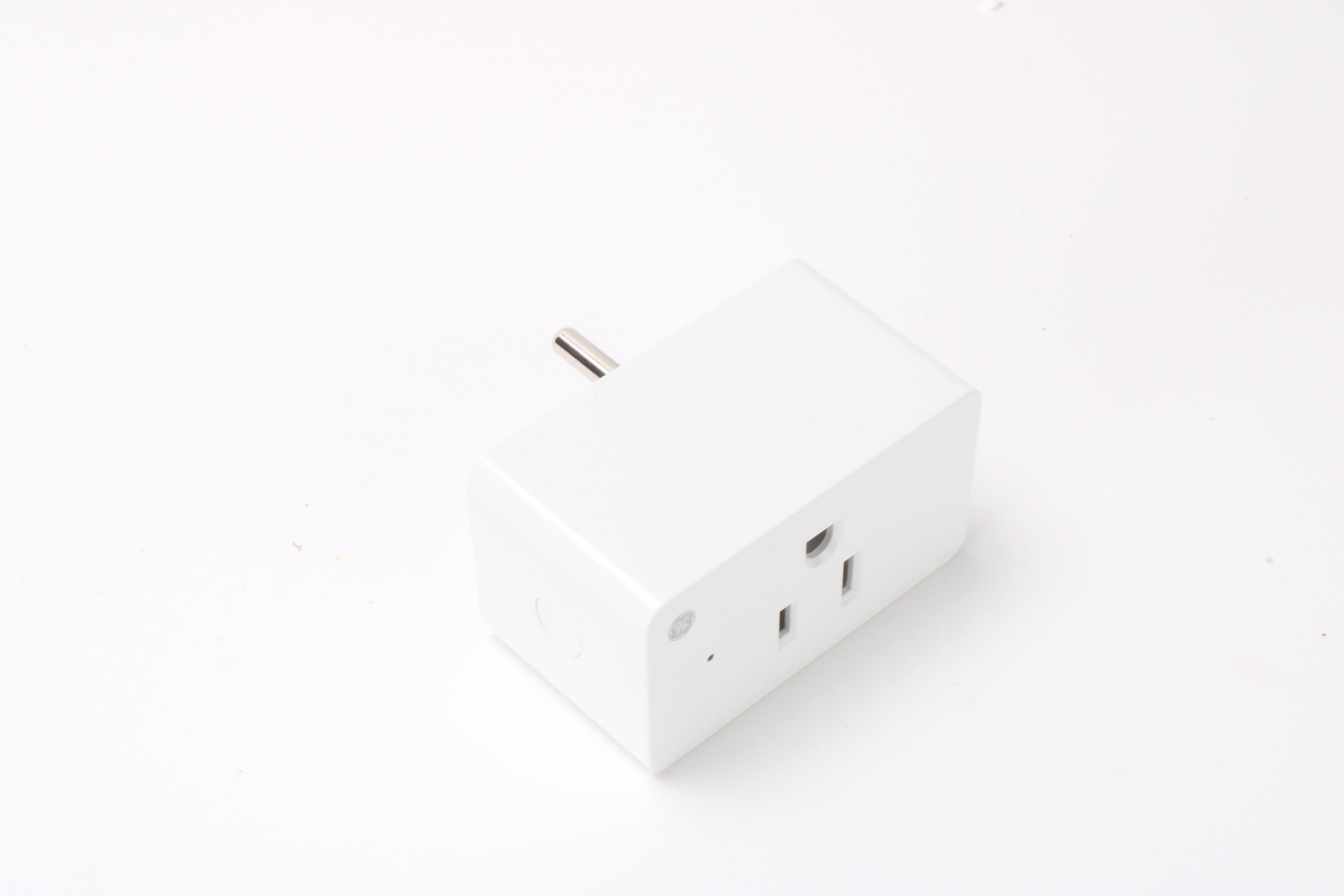GE Cync Indoor Smart Plug CPLGSTDBLW1 – Bluetooth & Wi‑Fi Outlet – NTC Tech