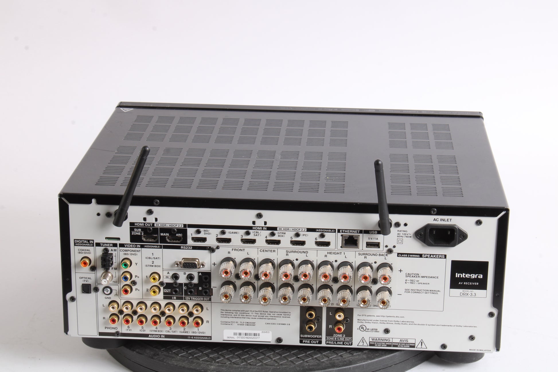 Integra DRX-3.3 9.2-Channel Network AV Home Theater Receiver – NTC Tech