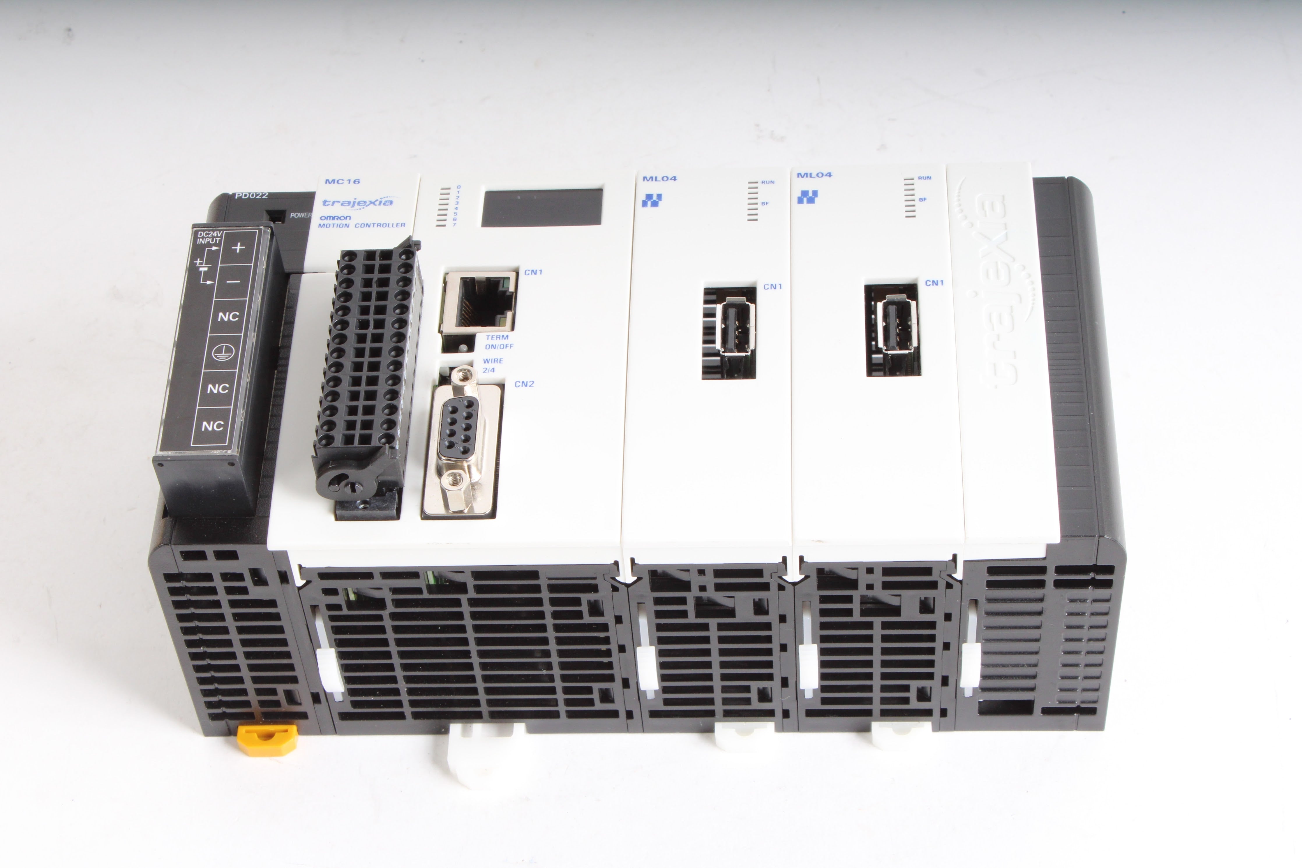 Omron CJ1W-PD022 Power Supply With Trajexia TJ1-MC16 Motion Controller ...