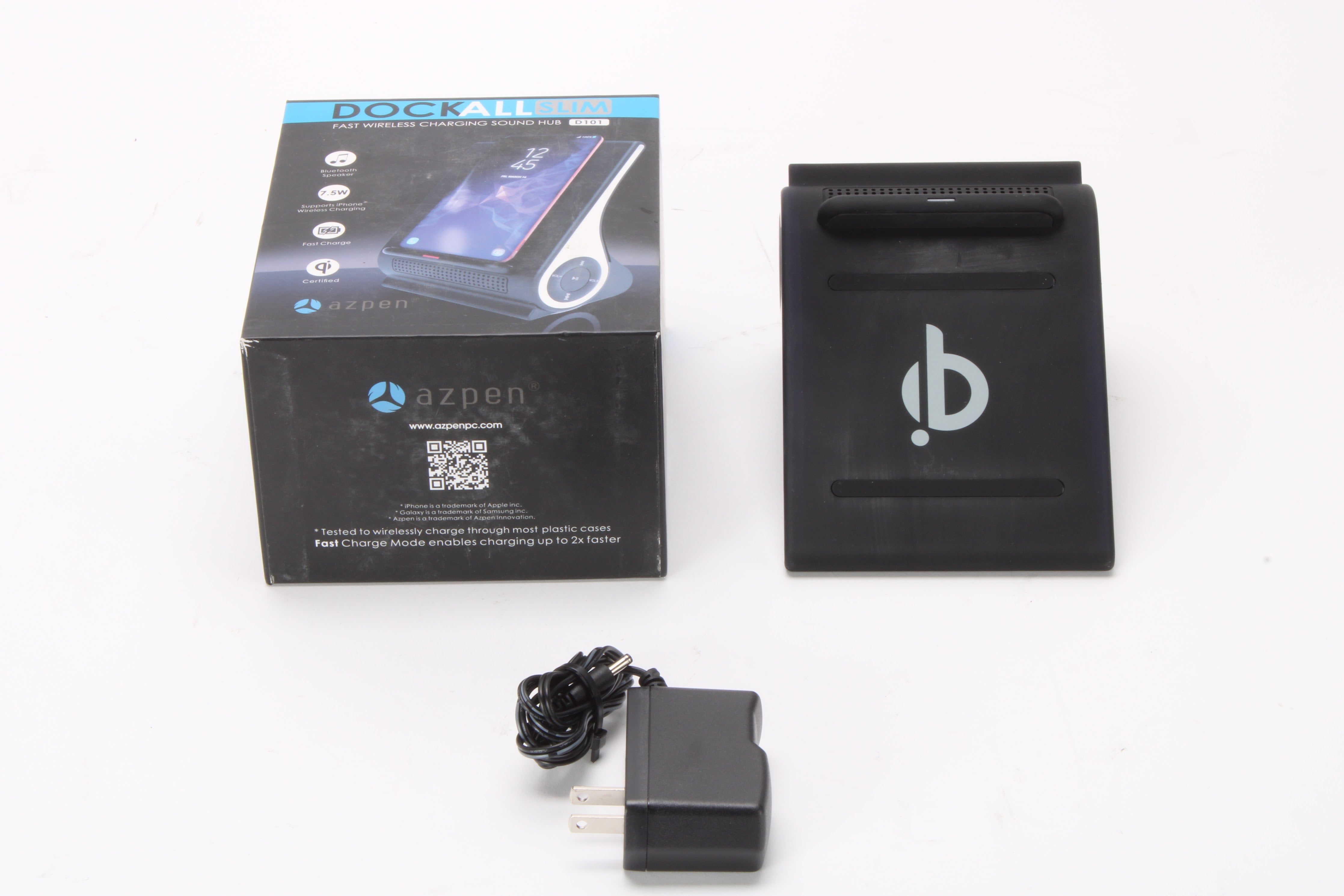 Azpen D101 DockAll Slim QI Wireless Charging Sound Hub - Fair Conditio ...