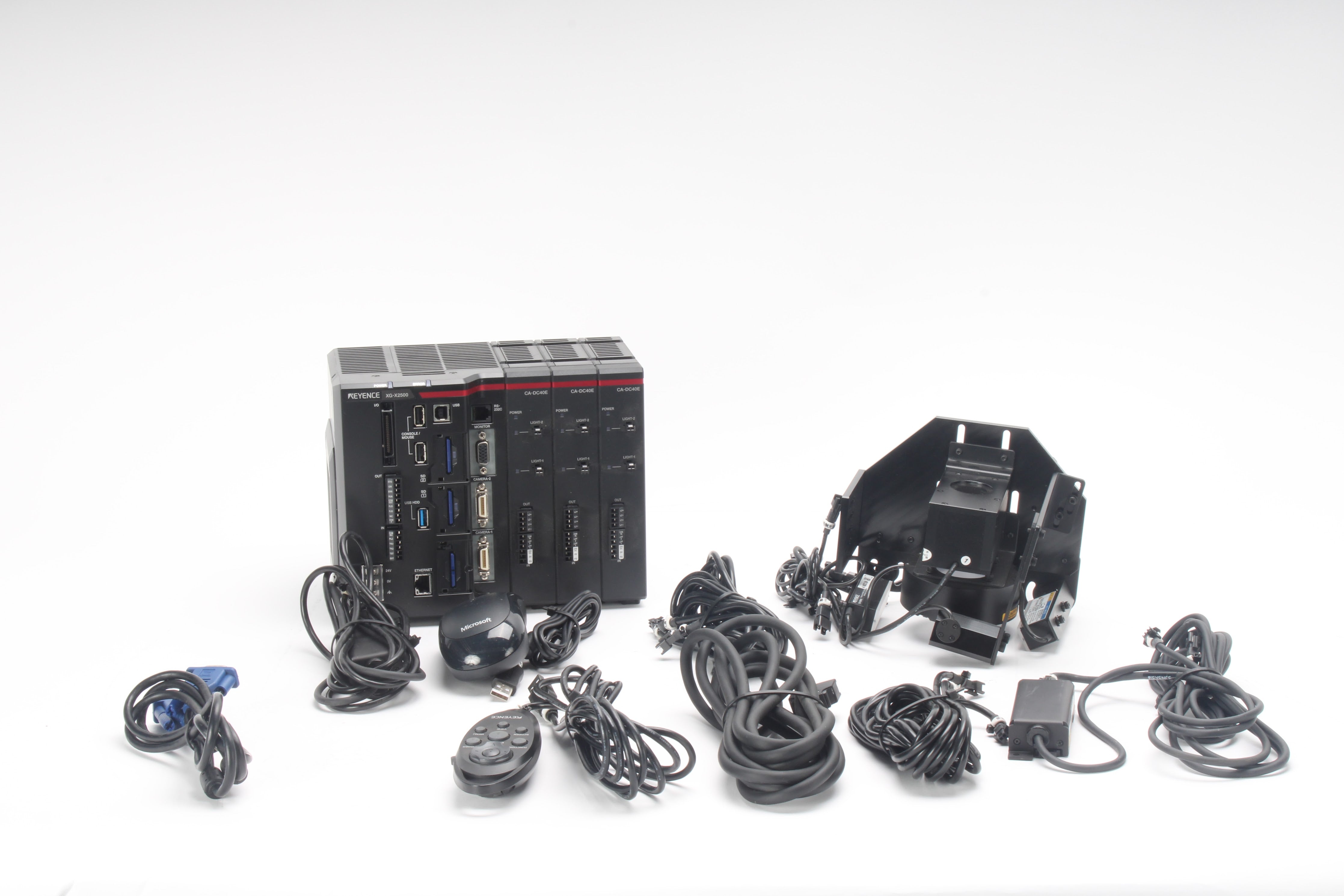 Keyence XG-X2500 Kit W/ XG-X2500, CA-DC40E, 9A020242, CA-DPU2, CA-DBW5 ...