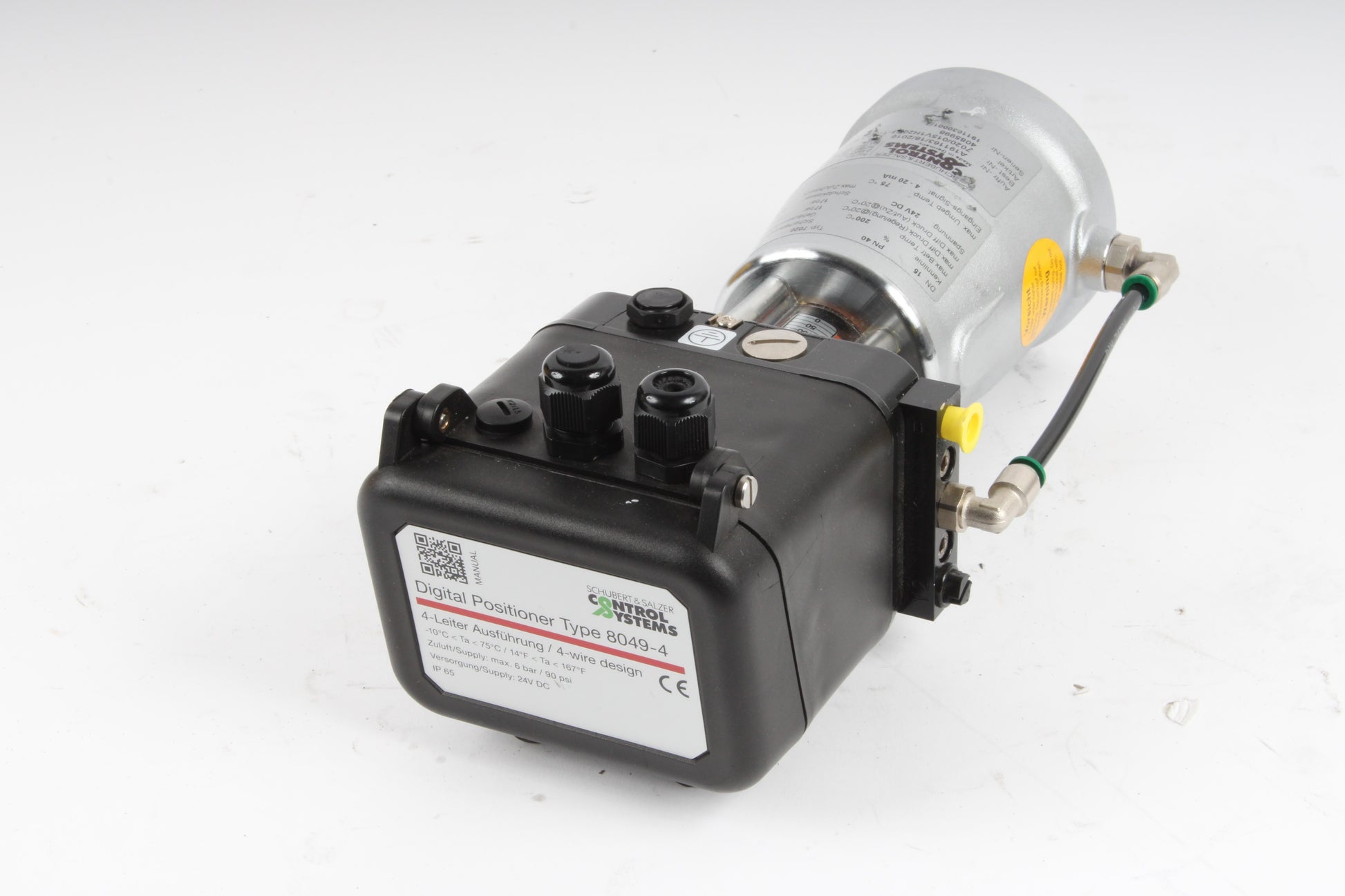 Schubert & Salzer Type 7020 Control Valve w/ Digital Positioner Type 8 ...