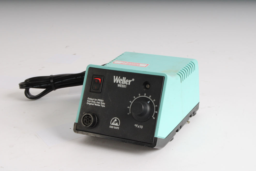 Weller WES51 Analog Soldering Station With Stand - No Hand Piece – NTC Tech