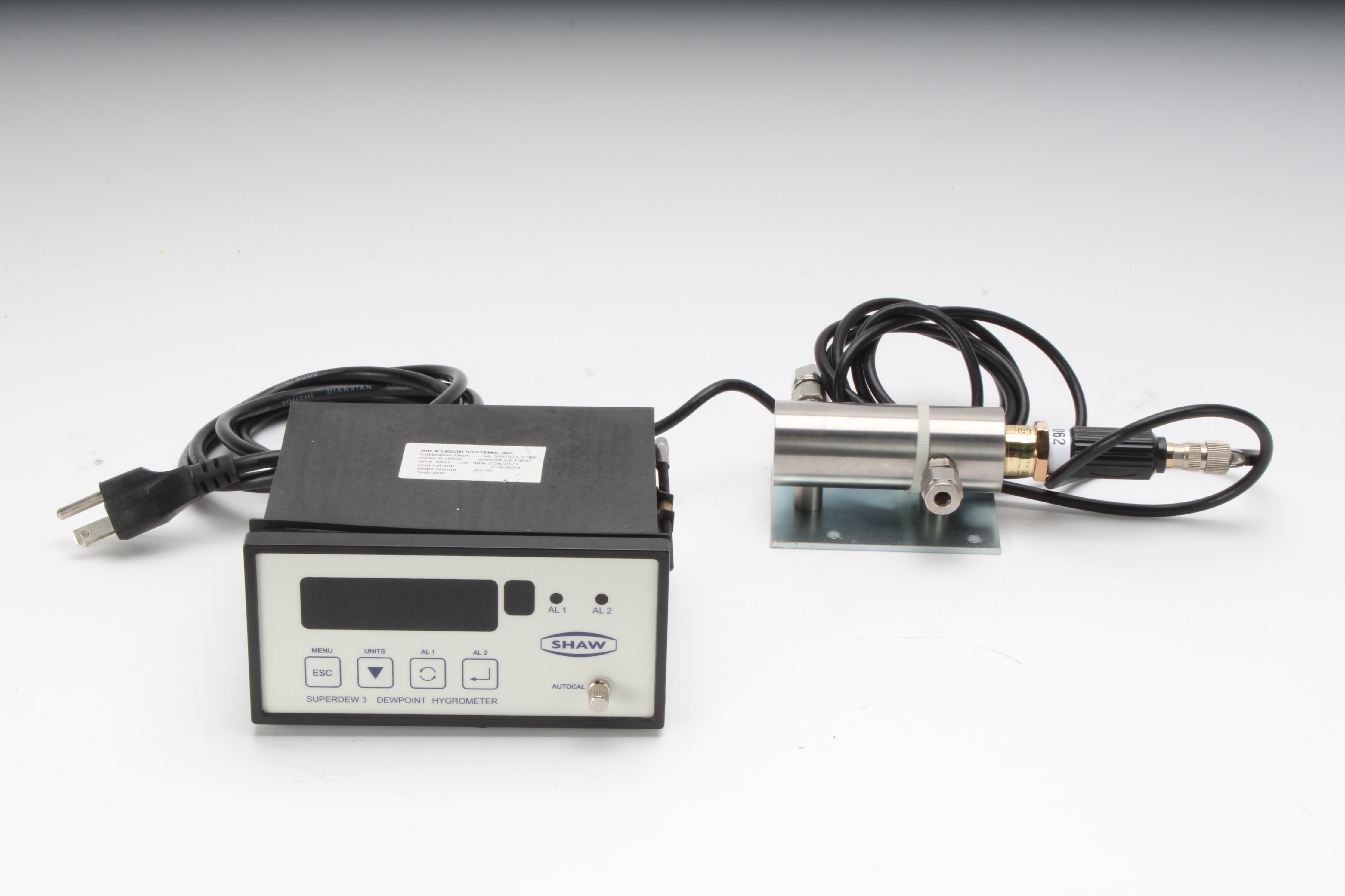 Shaw Superdew 3 Dewpoint Hygrometer With Power Supply and Sensor Cable – NTC Tech