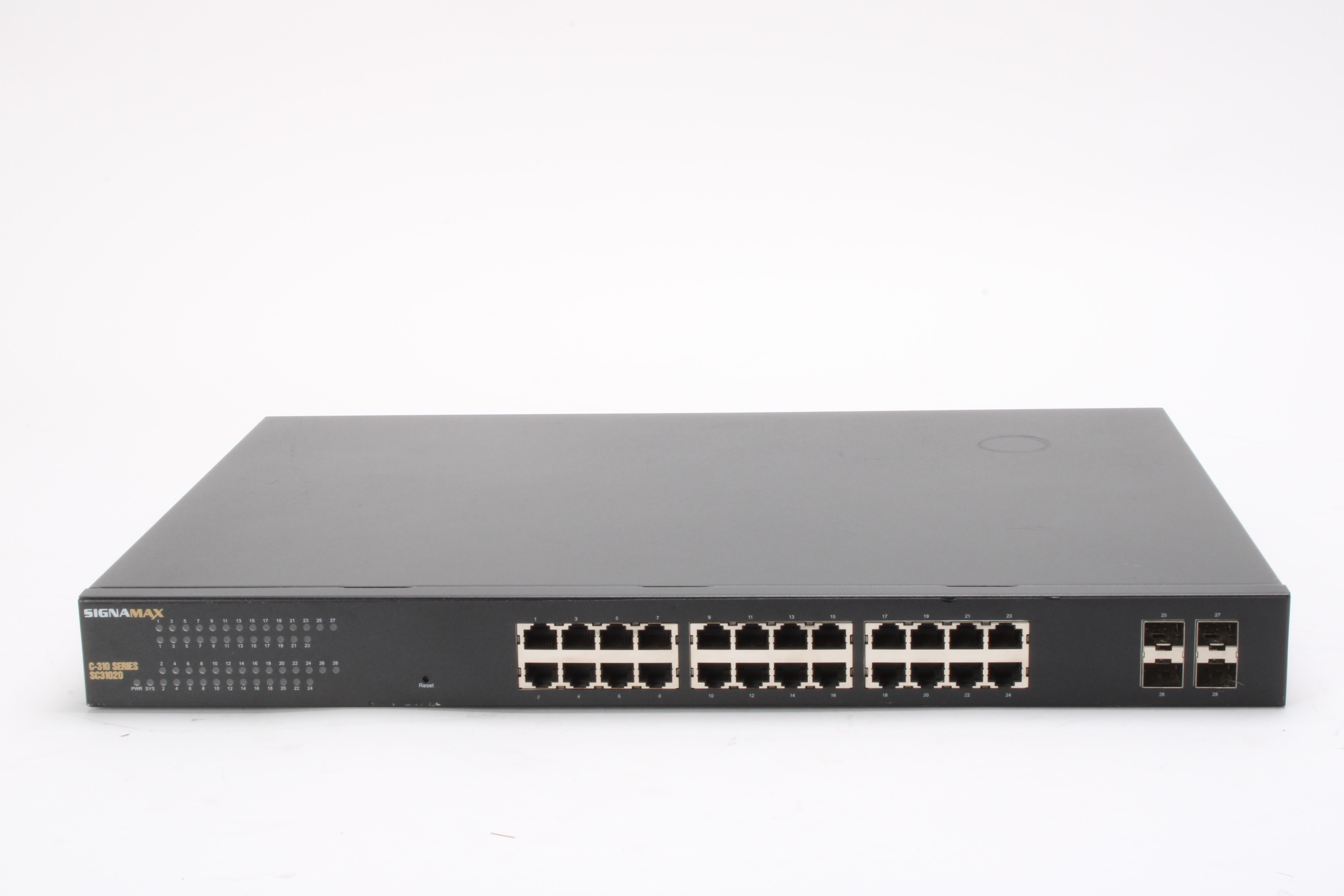 Signamax SC31020 24 Port Gigabit 740W PoE+ Managed Switch – NTC Tech