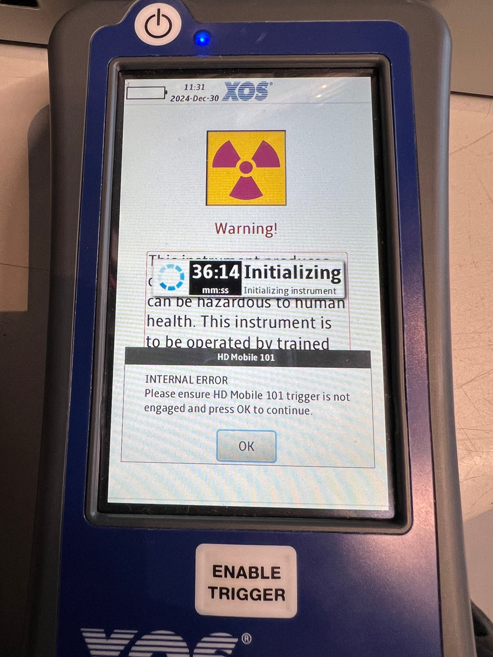 XOS HD Mobile HDXRF Transporter Handheld XRF Spectrometer - AS IS – NTC ...