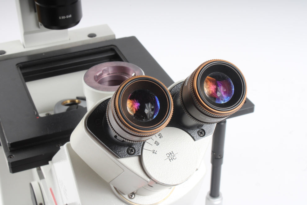 Leica DMIRB Inverted Fluorescence Microscope With 10x/0.30, 20x/0.30 O ...