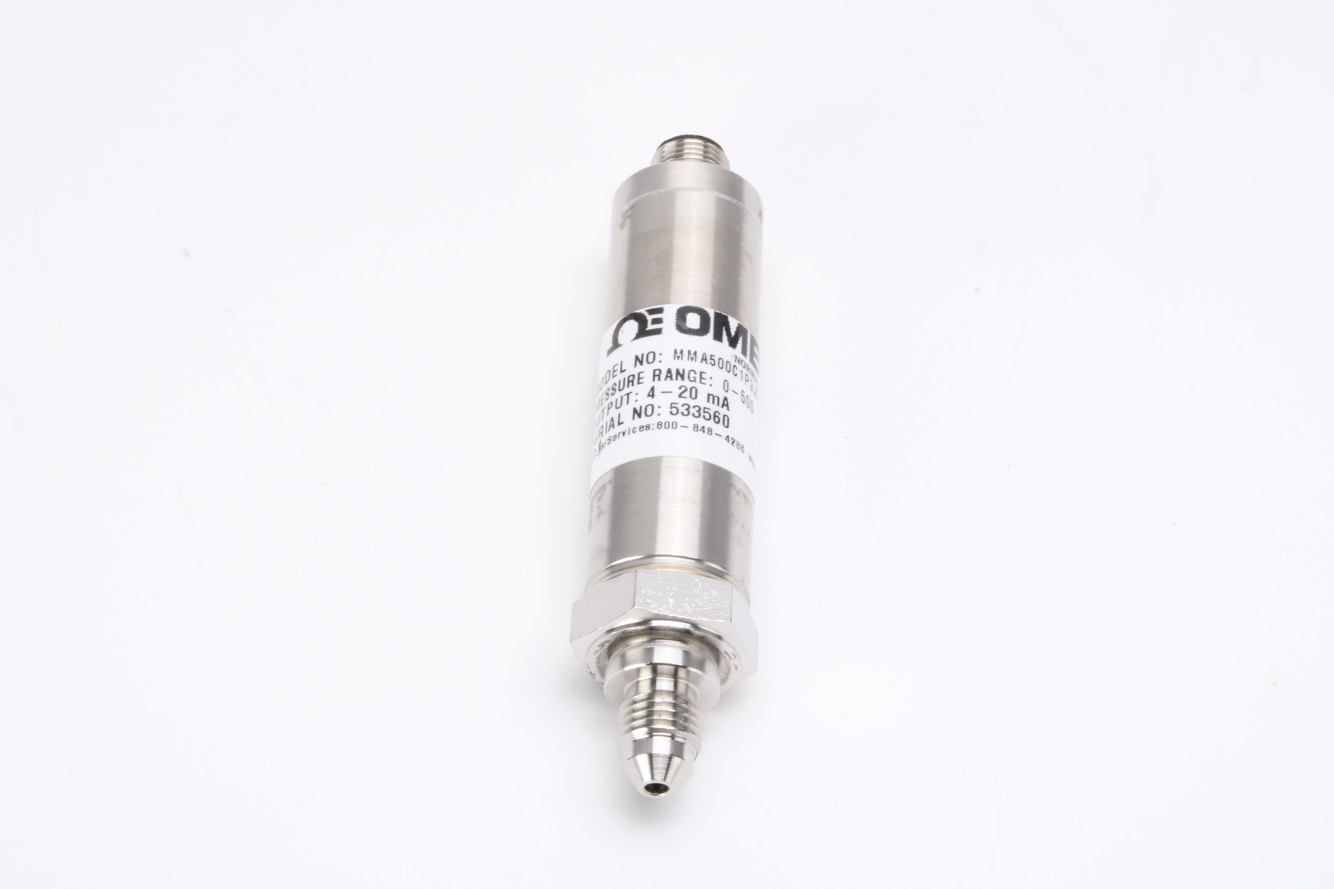 Omega MMA500C1P3J5T4A3CEPS Pressure Transducer 0-500 PSIA – NTC Tech