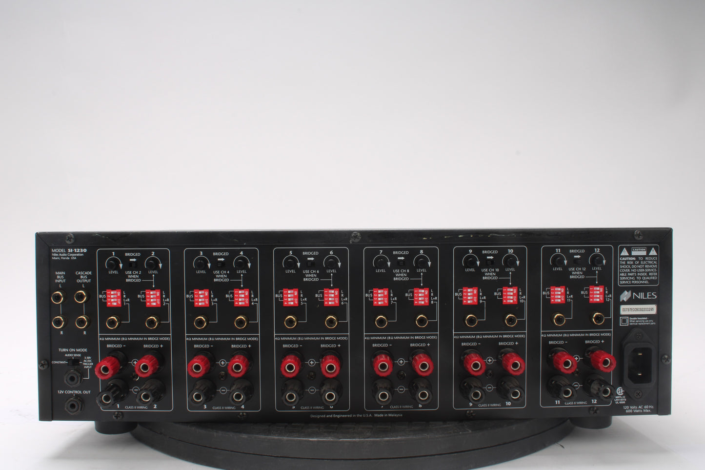 Niles SI-1230 12-Channel Systems Integration Amplifier – NTC Tech