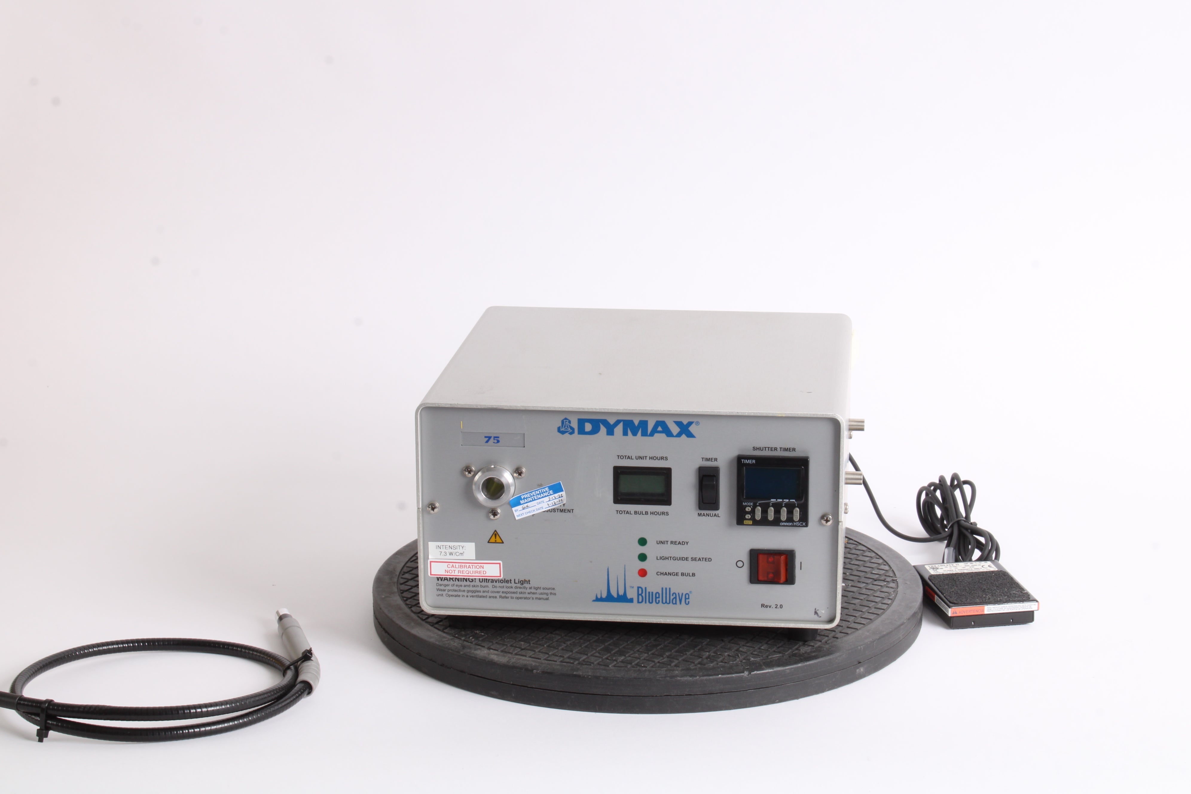 Dymax Blue Wave 75 UV Light Curing System w/ Foot Pedal & Lightguide – NTC Tech
