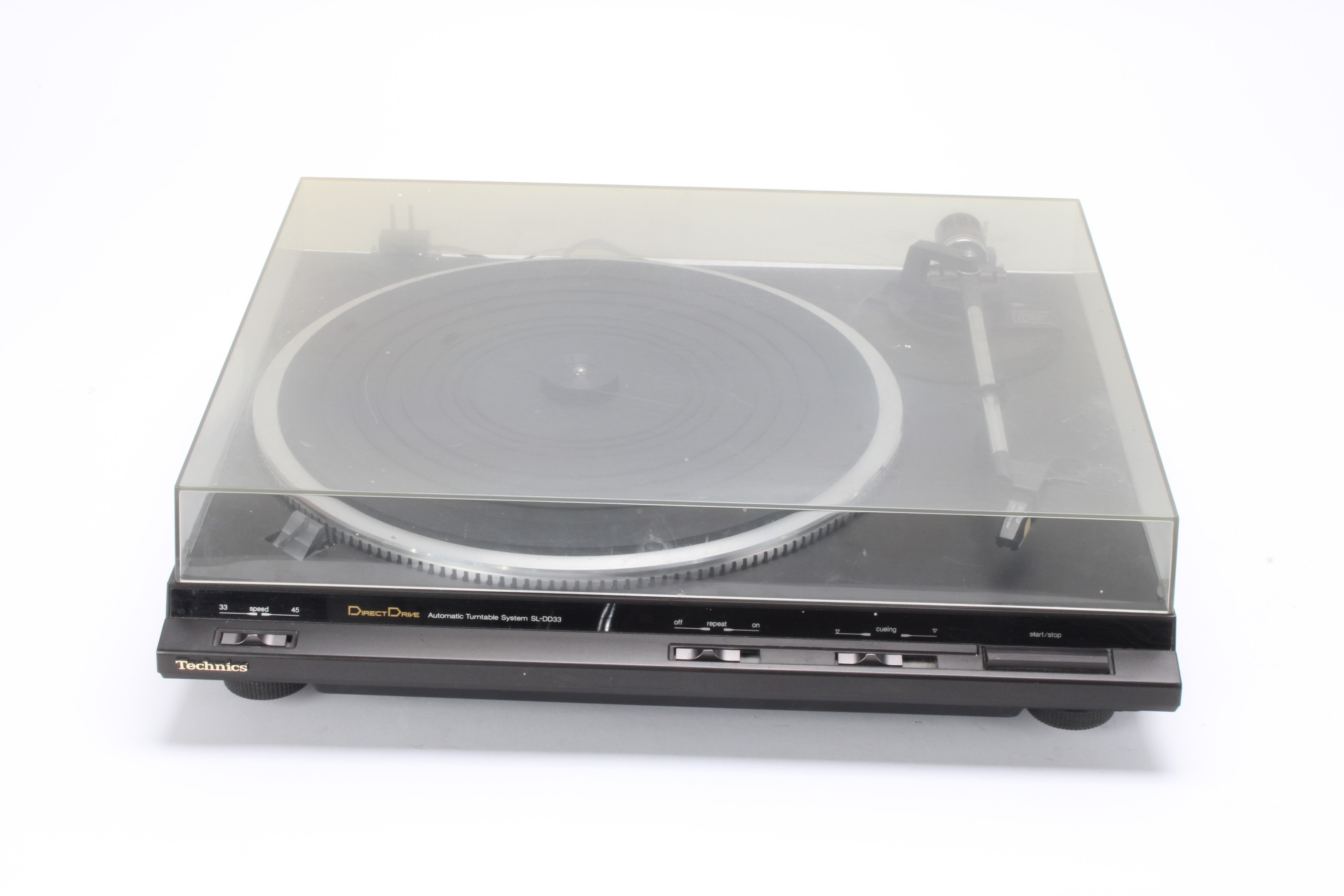 Technics SL-DD33 Direct Drive Turntable & Audio Technica AT320 Cartrid ...