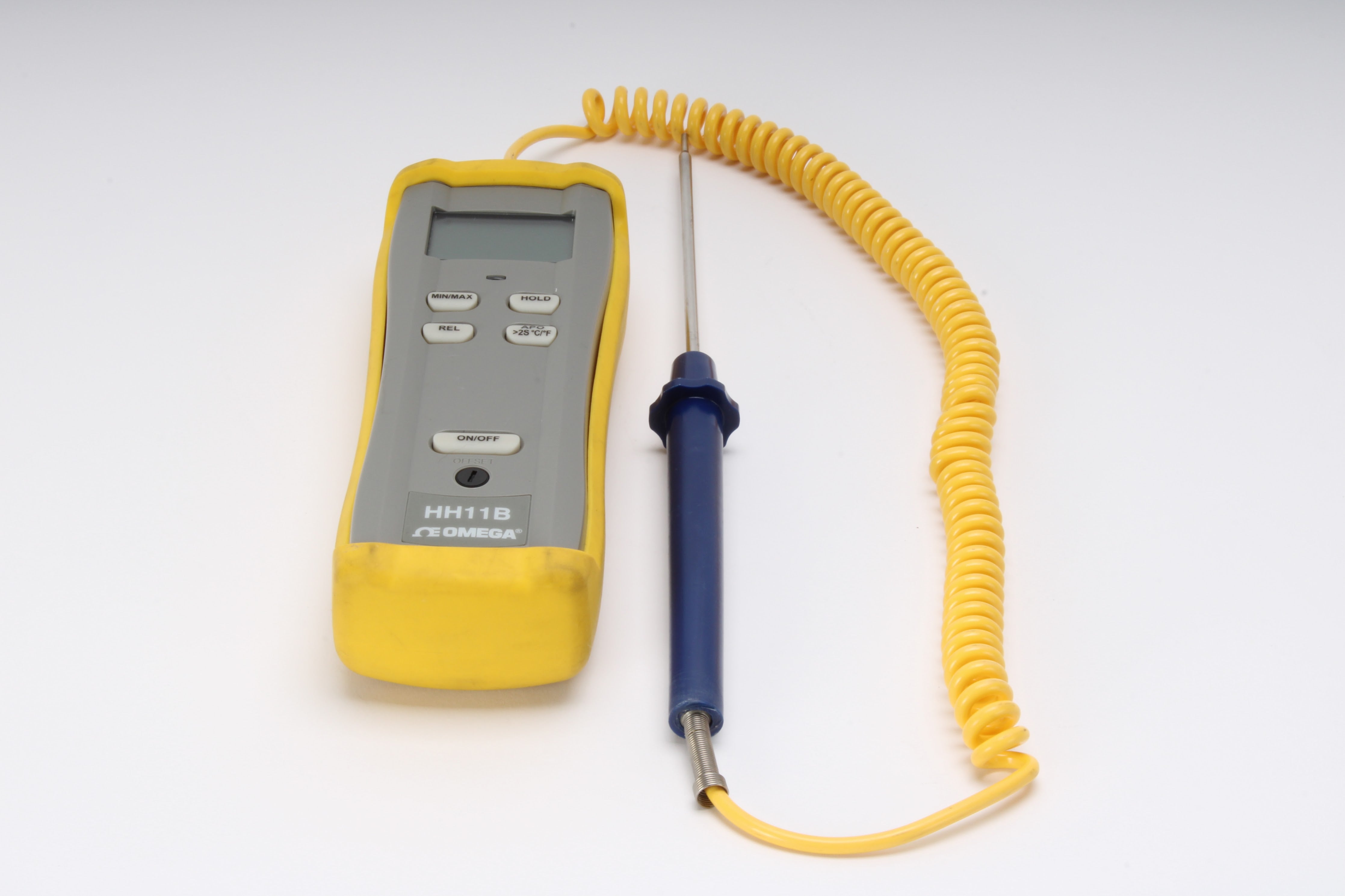 Omega HH11B Digital Laboritory Thermometer With Case & Digi-Sense Type ...