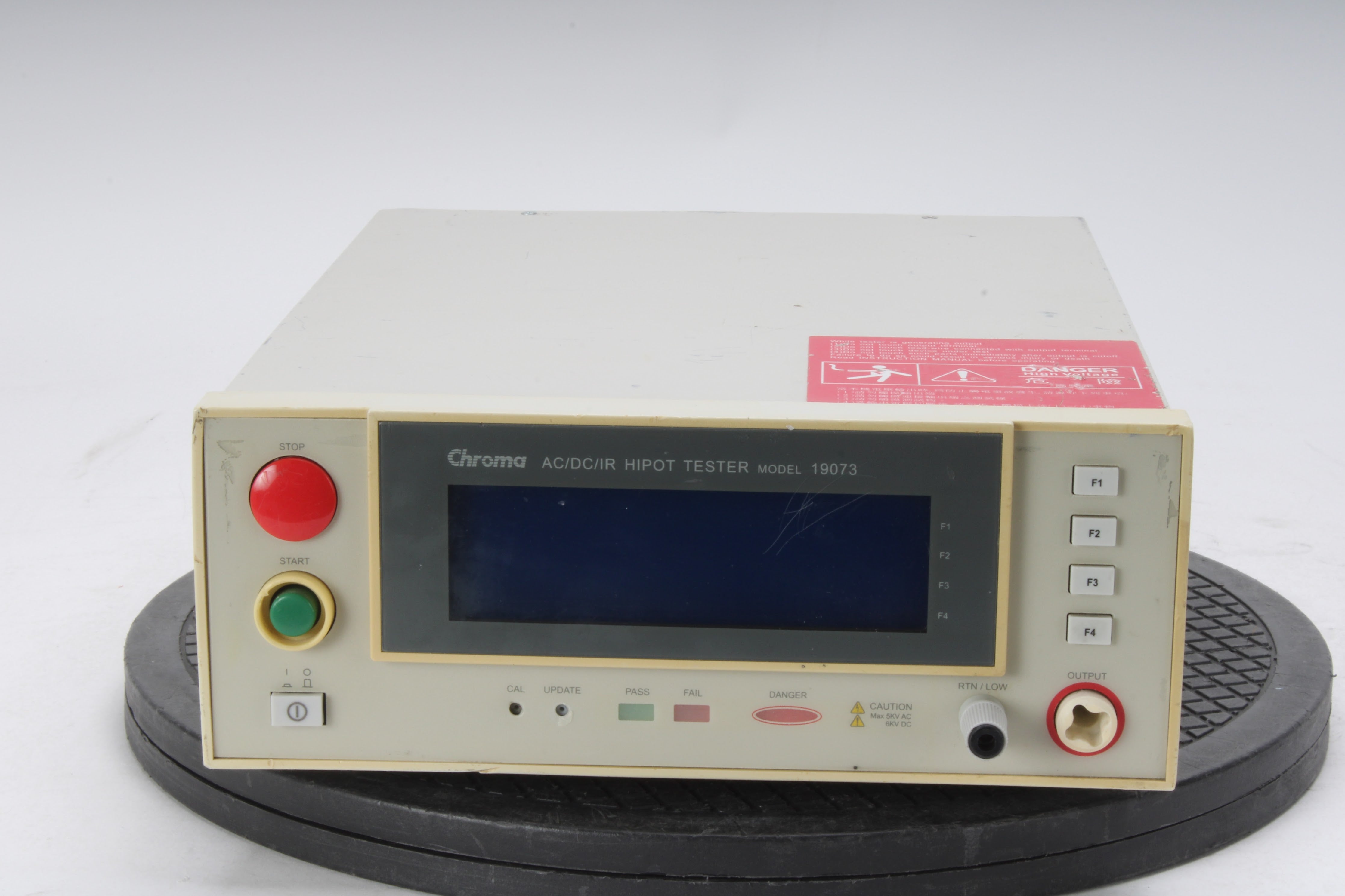 Chroma 19073 AC/DC/IR Hipot Tester - Fair Condition – NTC Tech