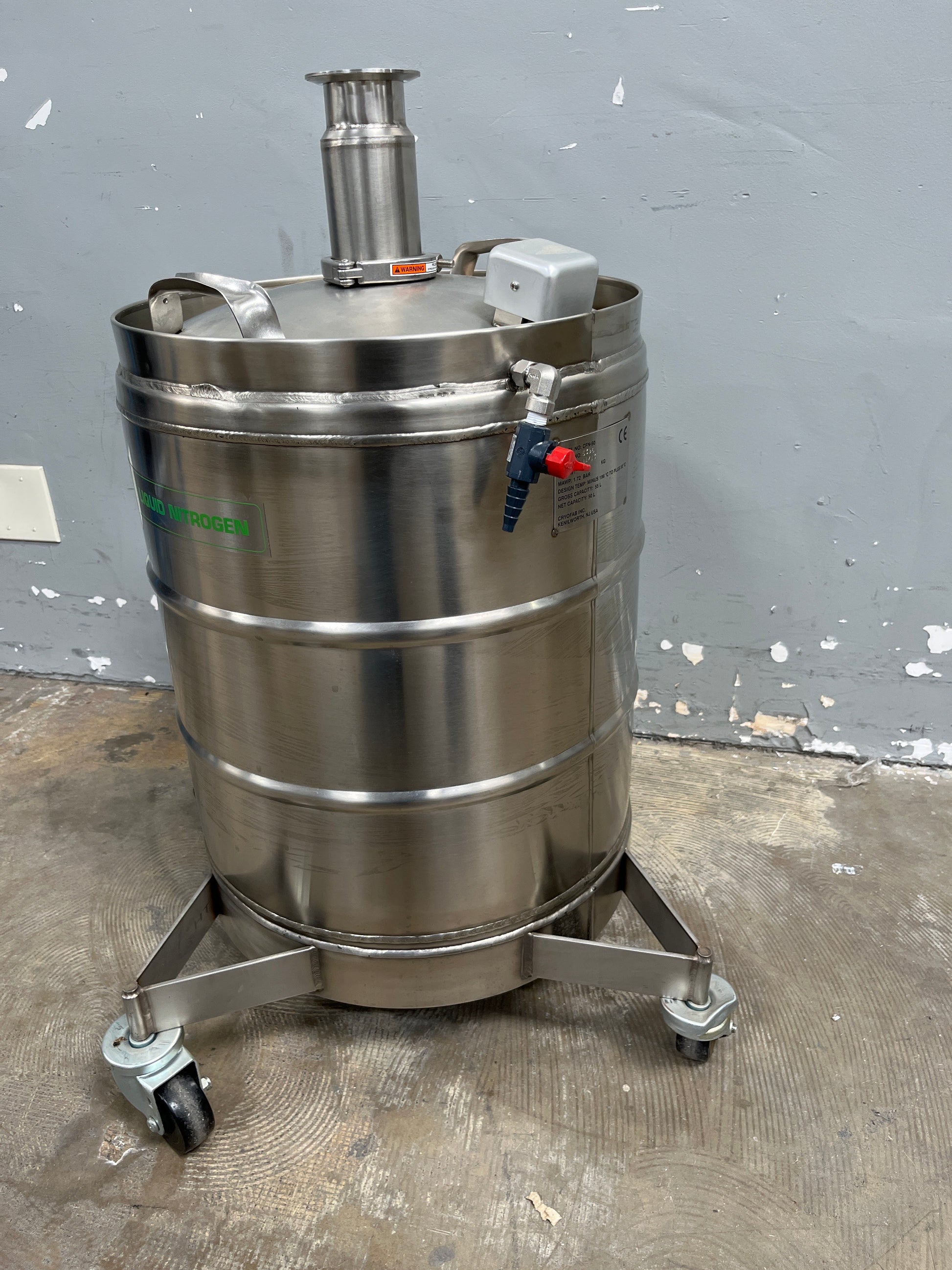 Cryofab CFN-50 Low Pressure Container Atmospheric Container CFN Series ...