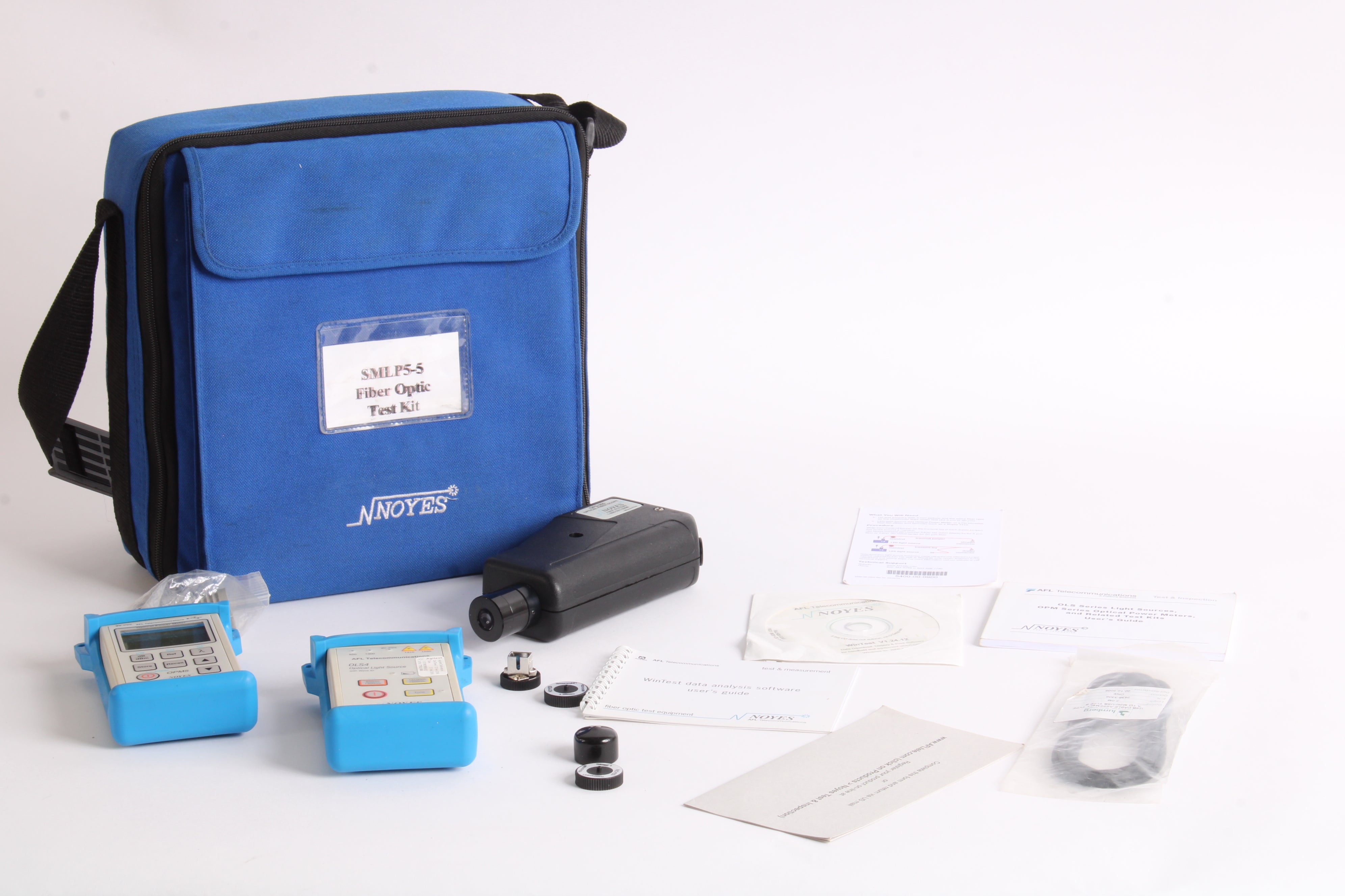 Noyes OPM5-2D Optical Power Meter + OLS4 SC-SC + OFS-300 Optical Fiber ...
