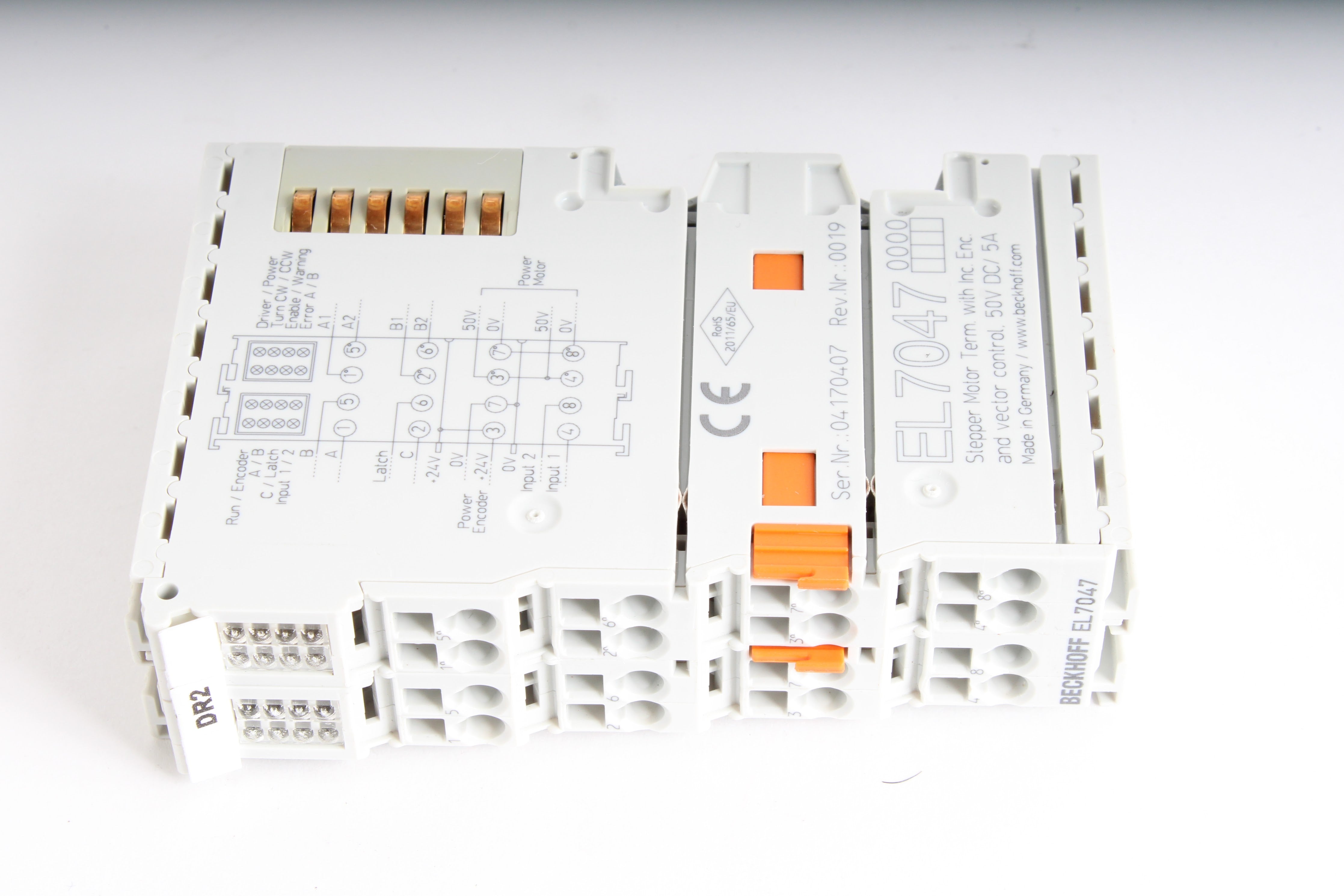 Beckhoff EL7047 Stepper Motor Term / Vector Control – NTC Tech