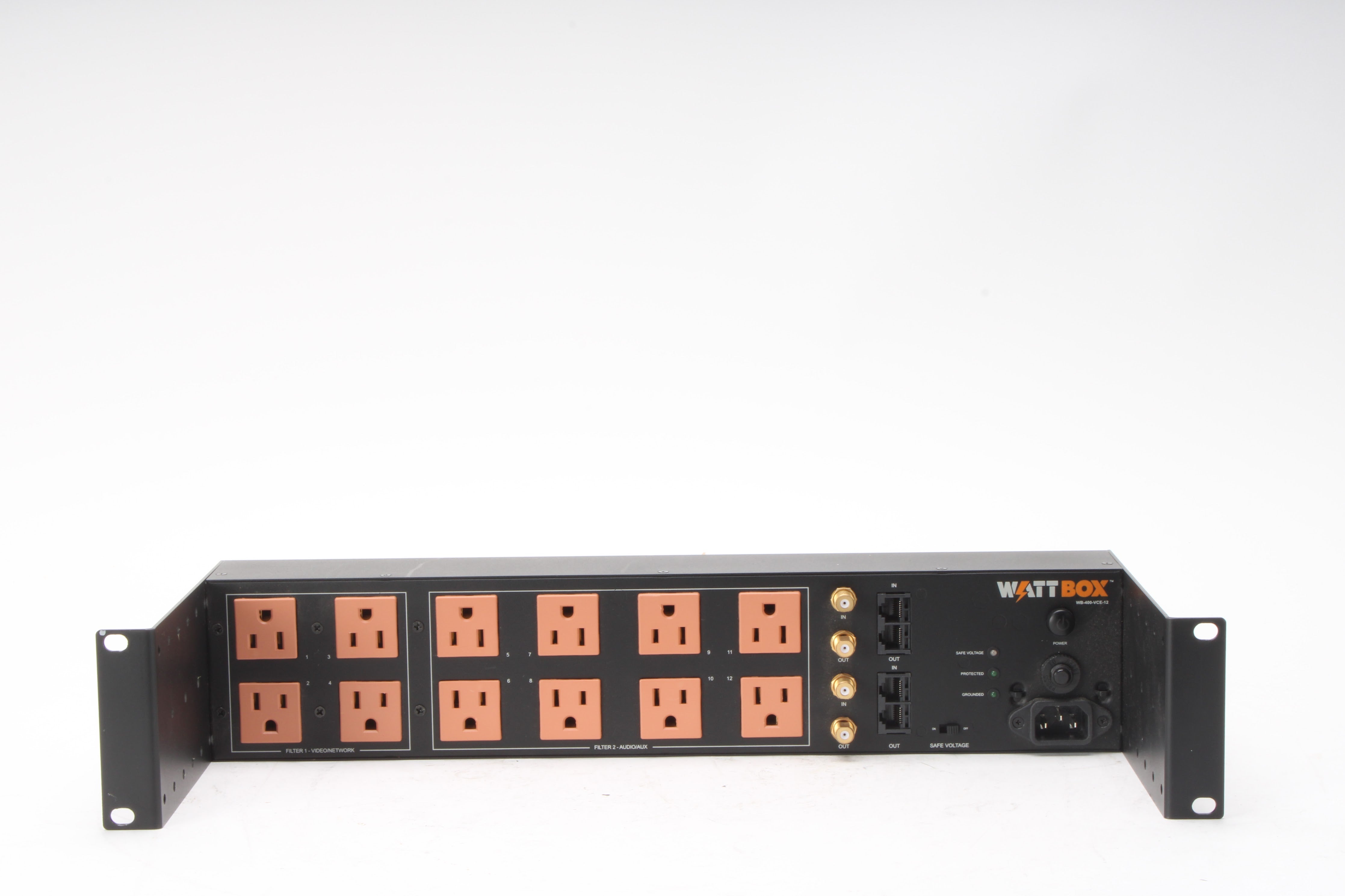 WattBox WB-400-VCE-12 Rackmount Power Conditioner With Safe Voltage ...