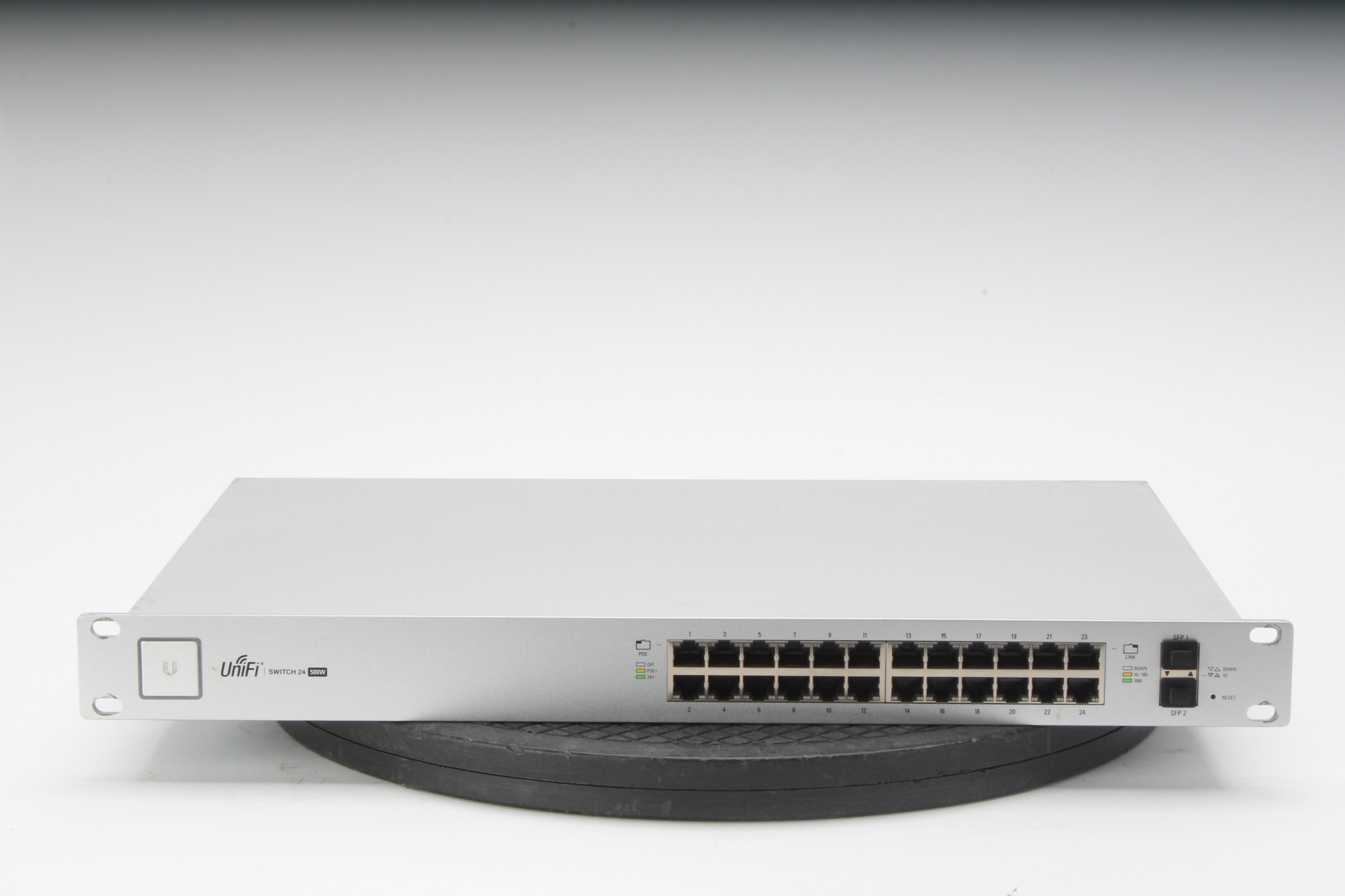Ubiquiti UniFi US-24-500W 24-Port PoE Networking Switch With Rack Ears ...