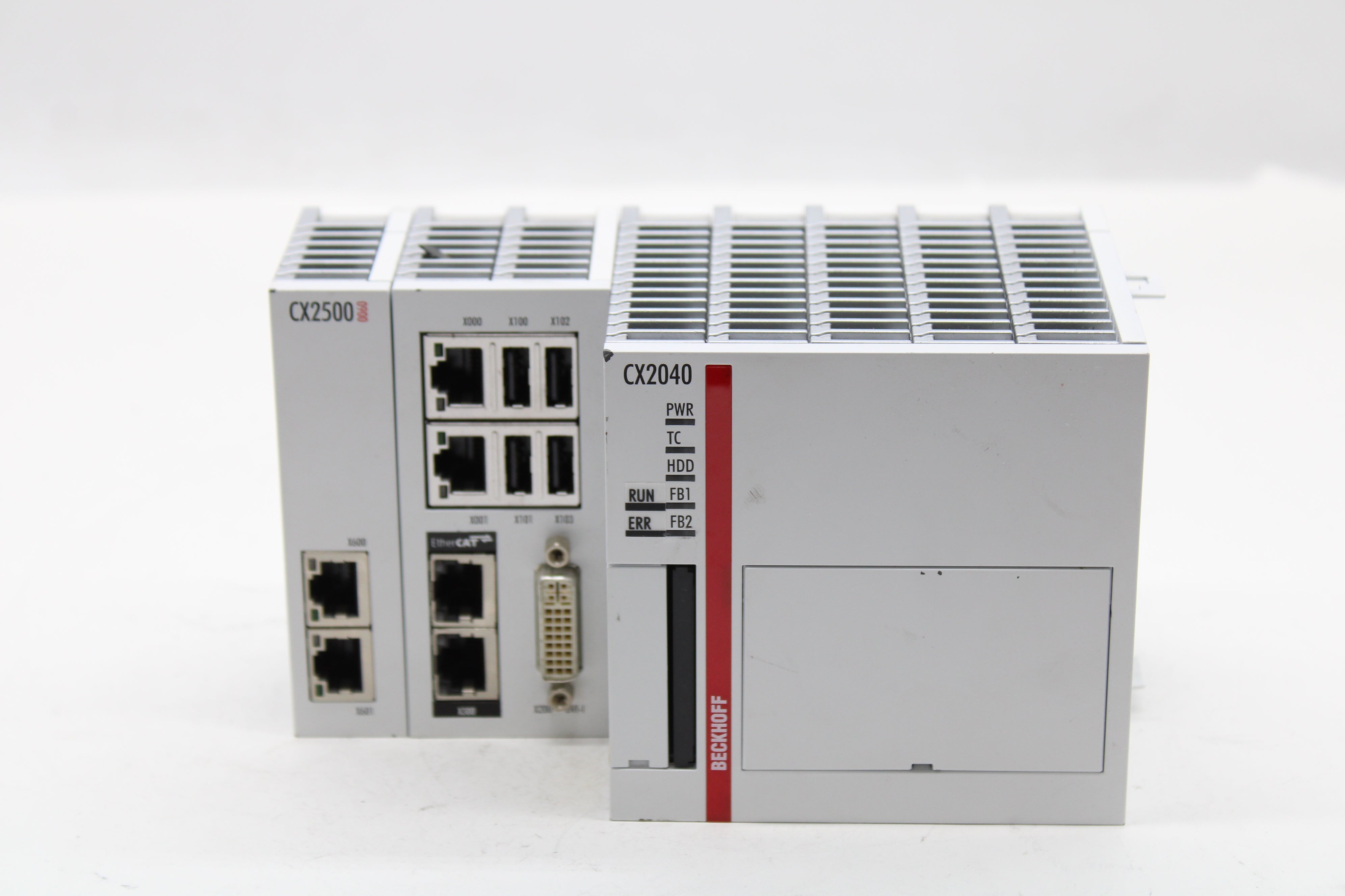 Beckhoff CX2040-0125 CPU Module With CX2500-0060 Ethernet Module – NTC Tech