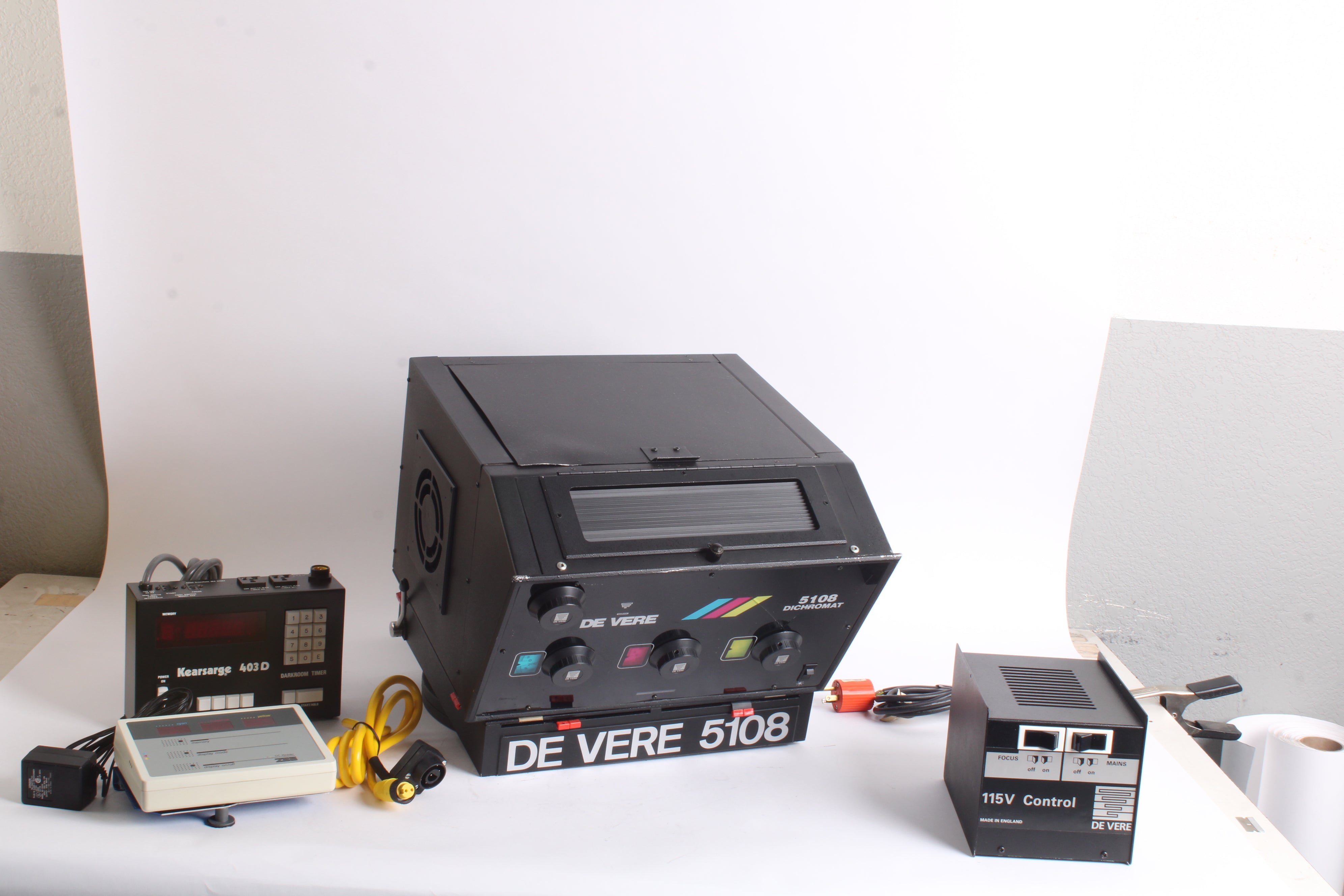 De Vere 5108 Dichromat Enlarger 3814 115V Control Kearsarge 403D ZBE C ...