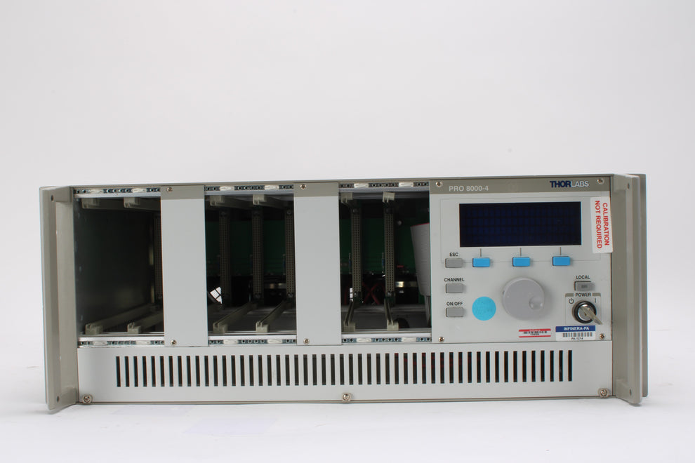 Thorlabs PRO 8000-4 Modular Rack Chassis 32A Output - No Modules – NTC Tech