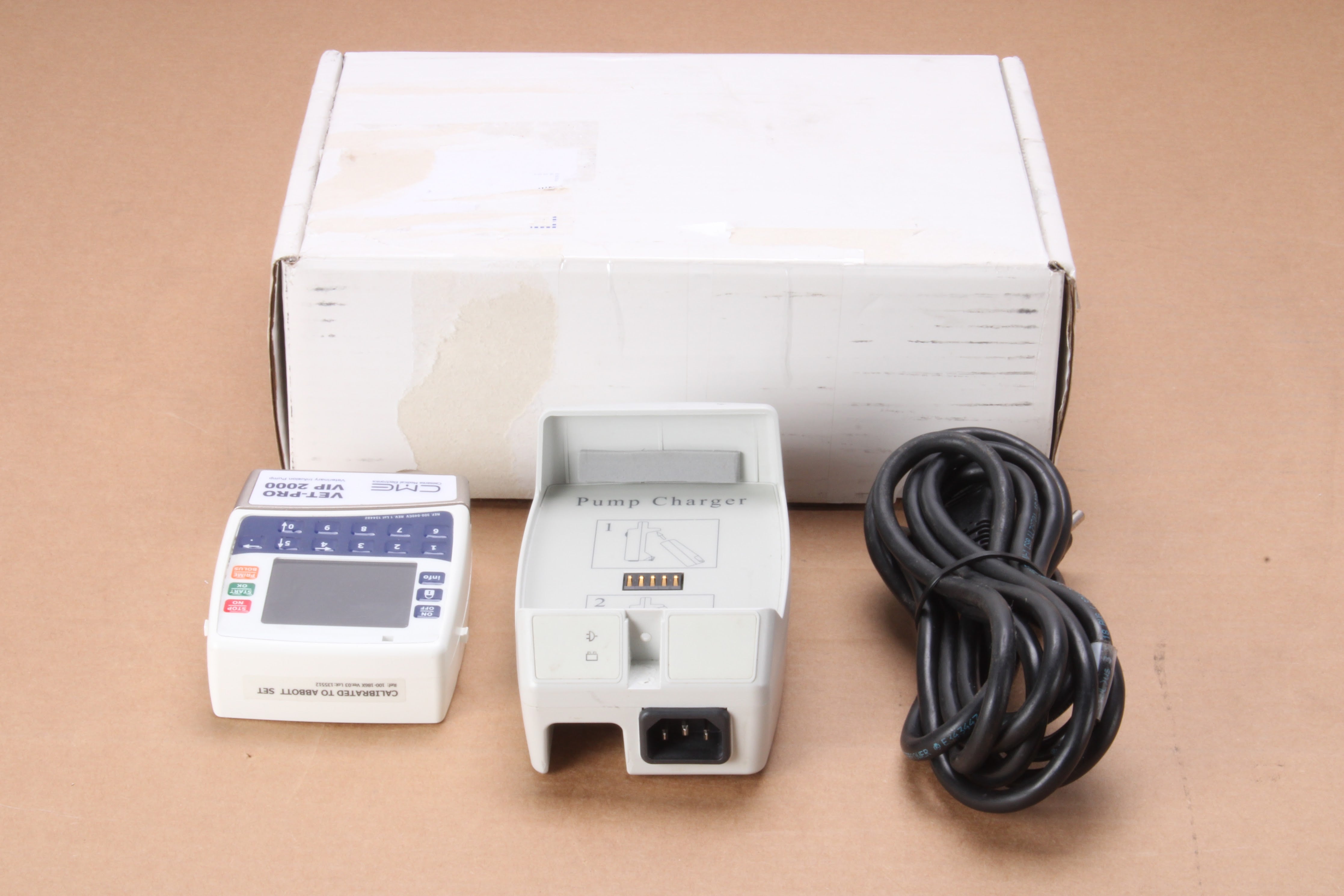 CME Vet Pro VIP 2000 Infusion Pump With Mounting Bolt and Power Cable ...
