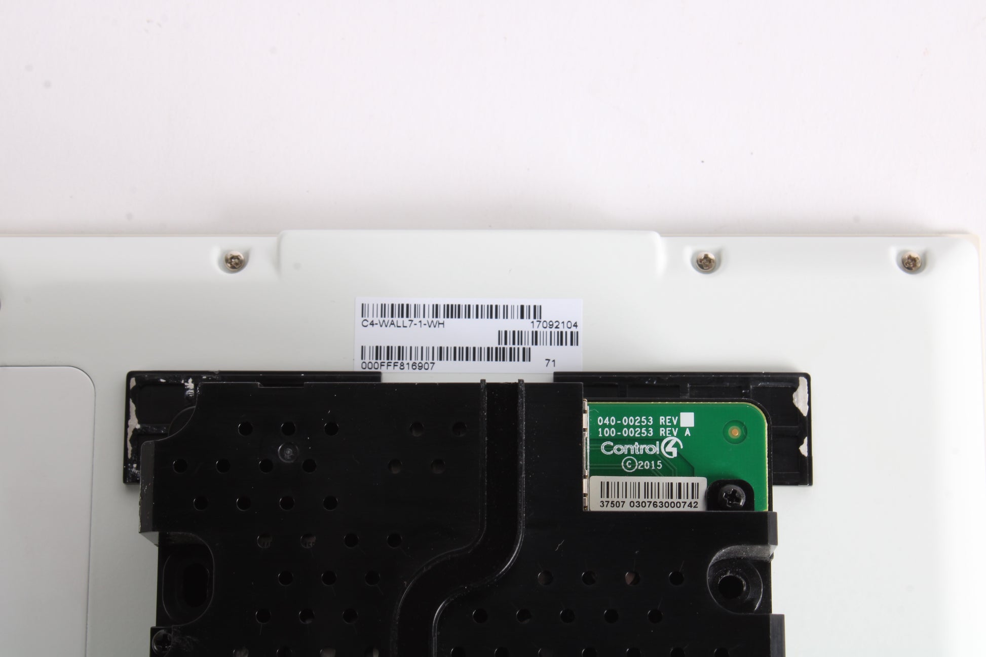Control4 C4-WALL7-1-WH IN-Wall Touch Screen / 876389017560 / White ...