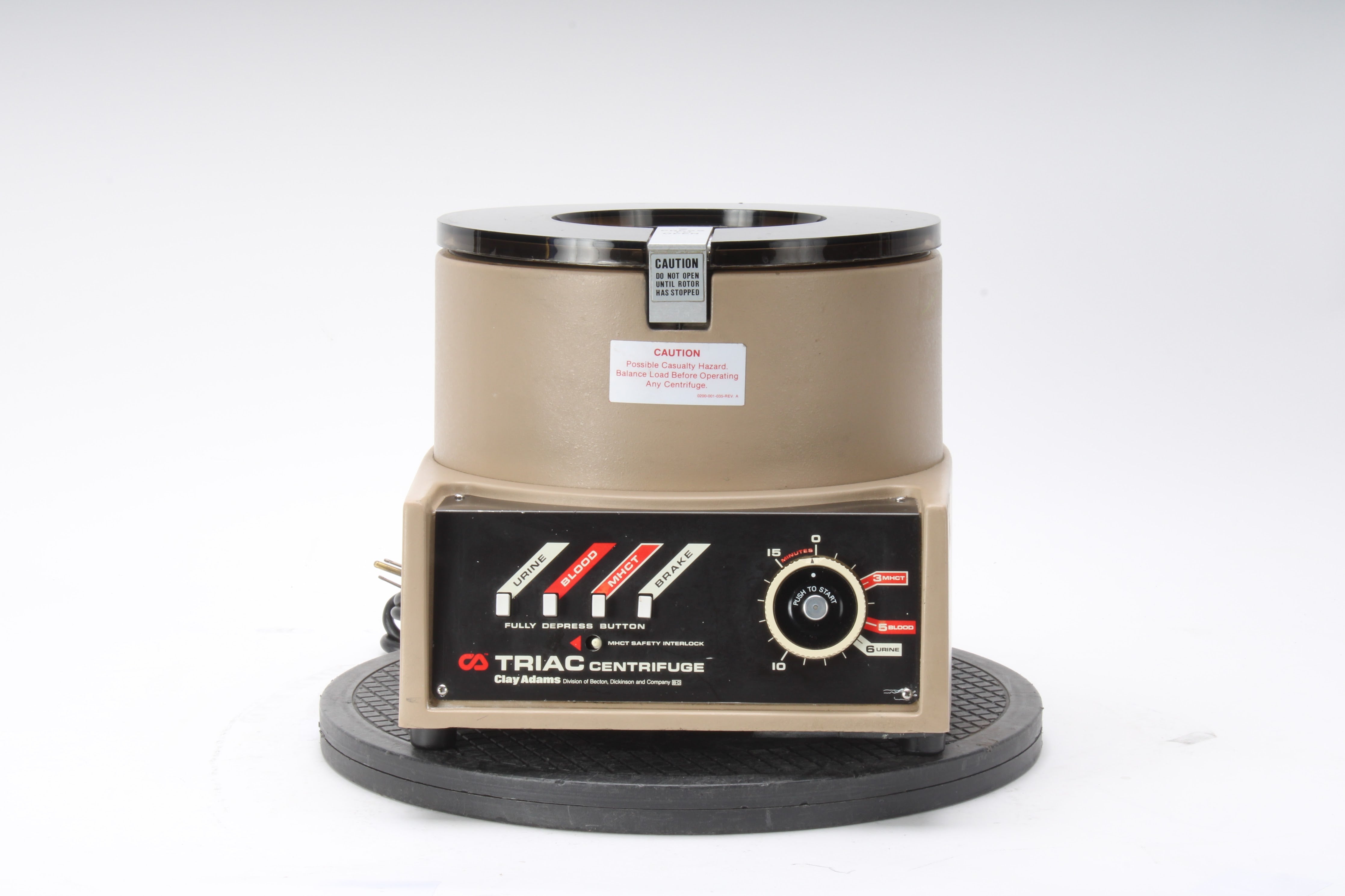 Triac Clay Adams Model 200 Laboratory Benchtop Centrifuge With Rotor ...