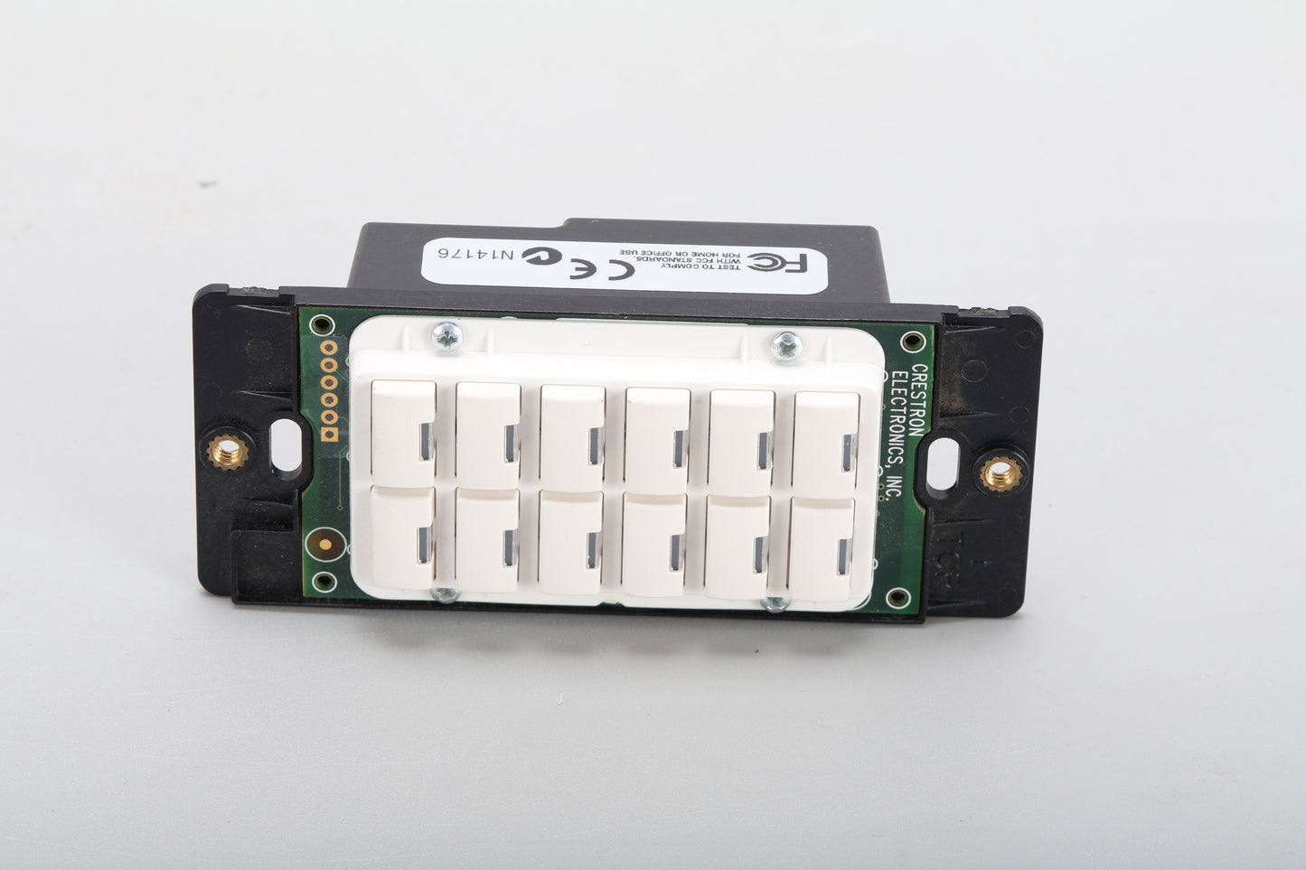 Crestron C2N-DB12W 12-Button Decora Keypad – White – NTC Tech