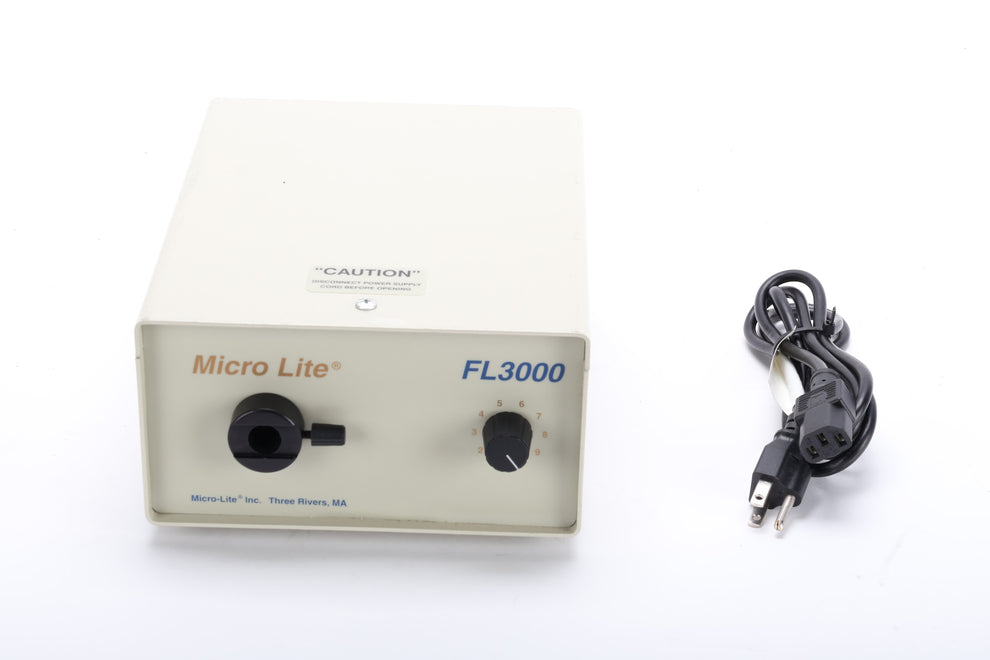 Micro-Lite FL3000 Fiber Optic Light Source 150W 120VAC With Power Cord ...
