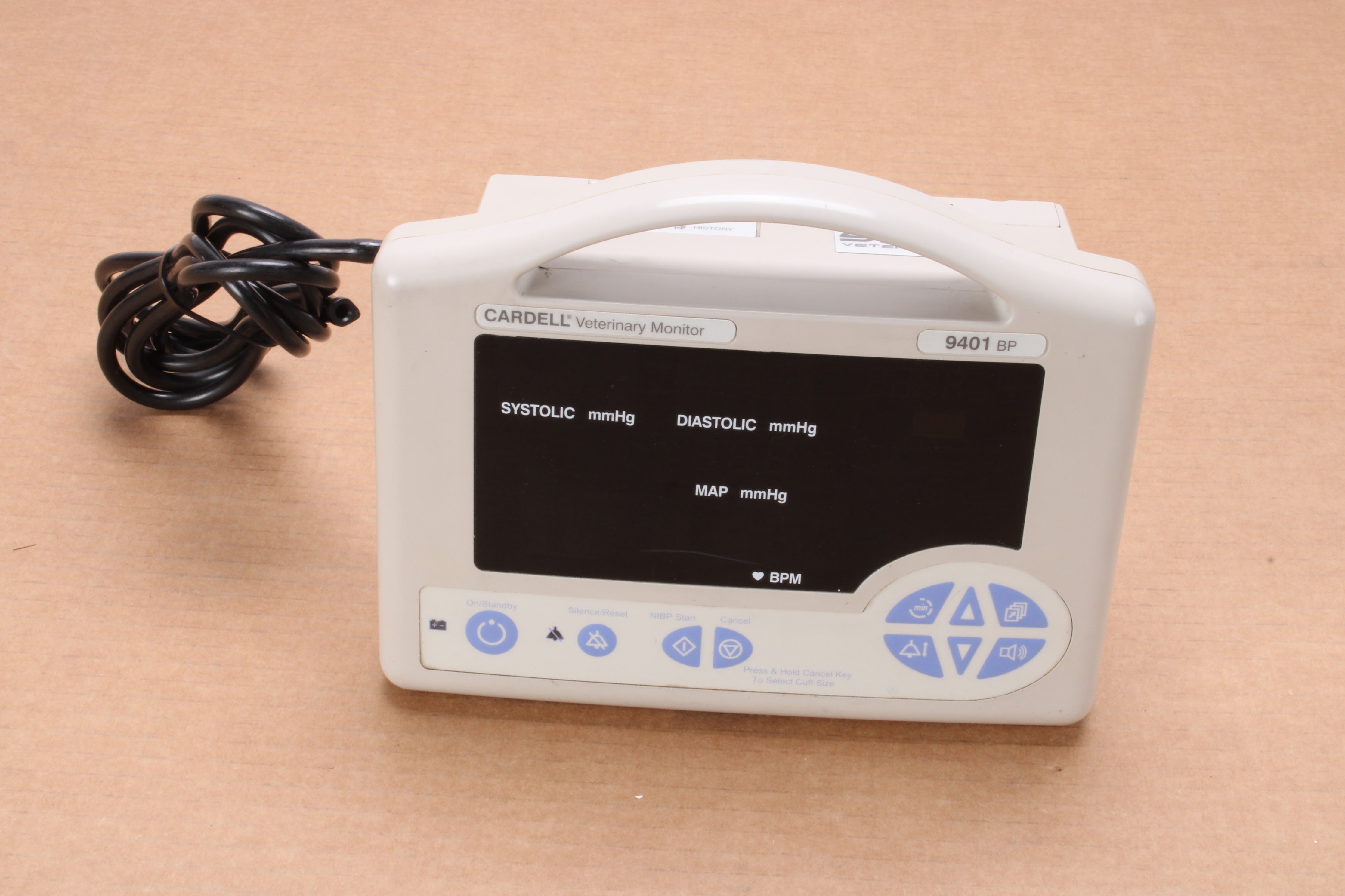 Cardell 9401BP Veterinary Vital Signs Monitor With Inlet Hose – NTC Tech