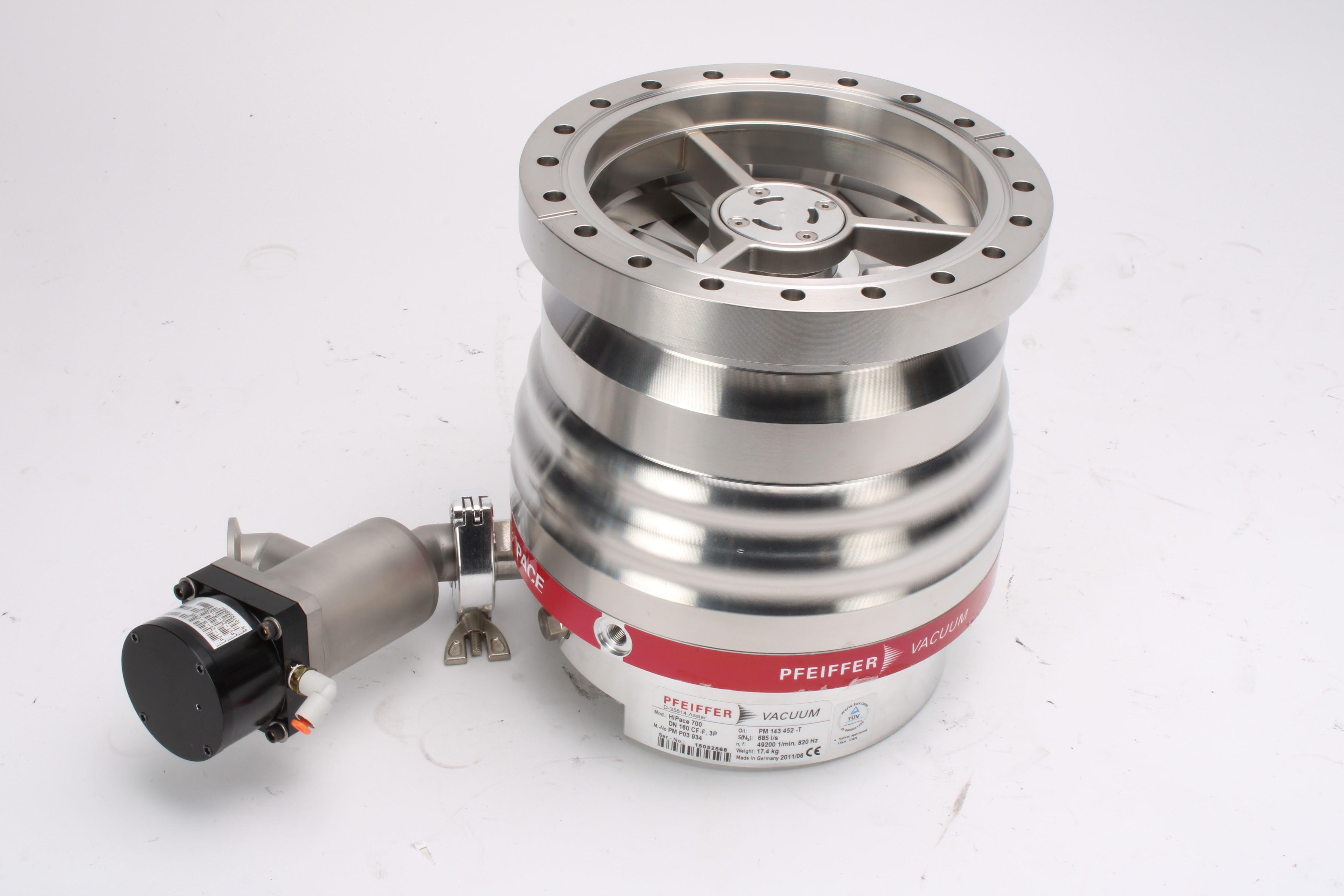 Pfeiffer HiPace 700 Turbomolecular Vacuum Pump, DN: 160, PM: P03 934 ...